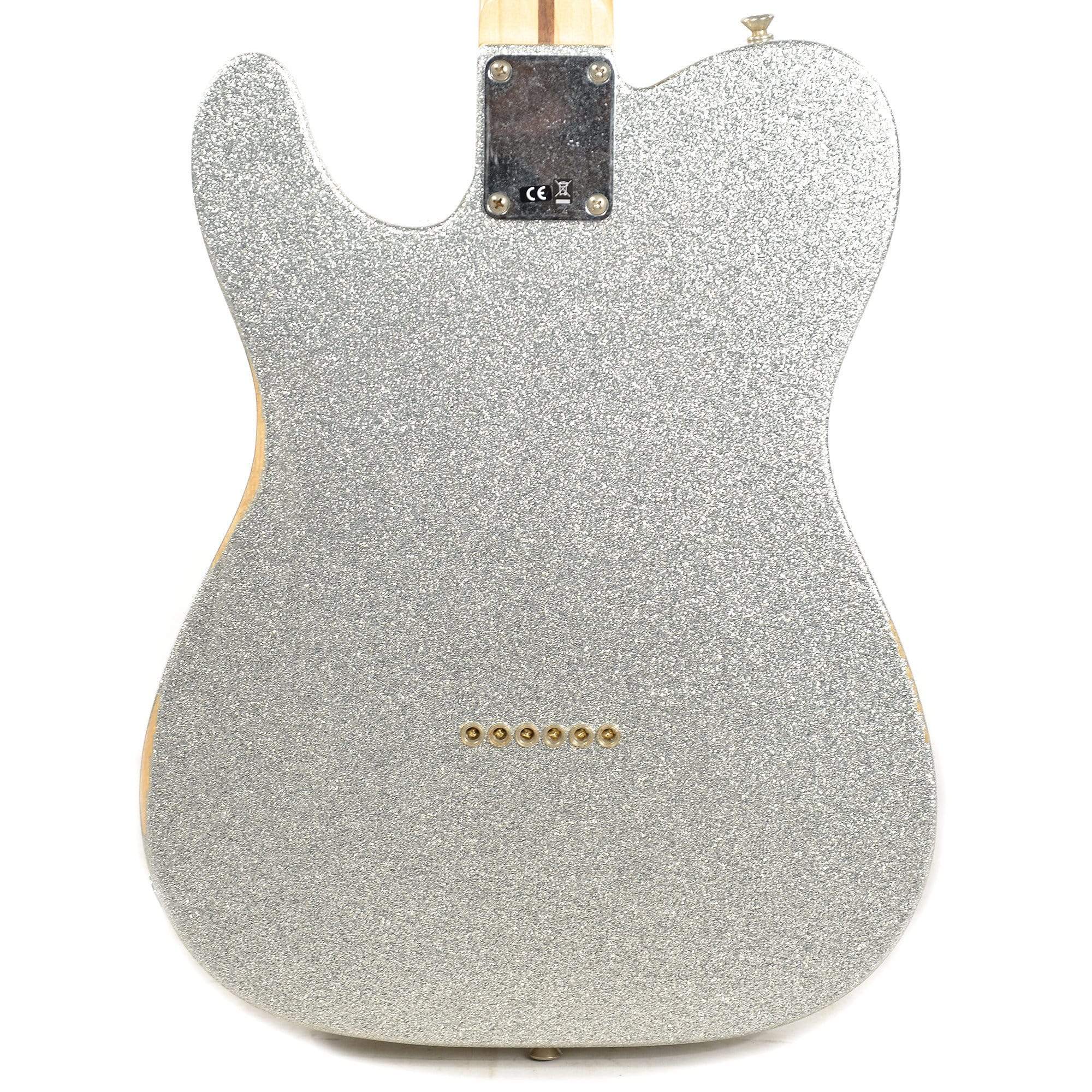 Fender Artist Brad Paisley Road Worn Telecaster Silver Sparkle ...