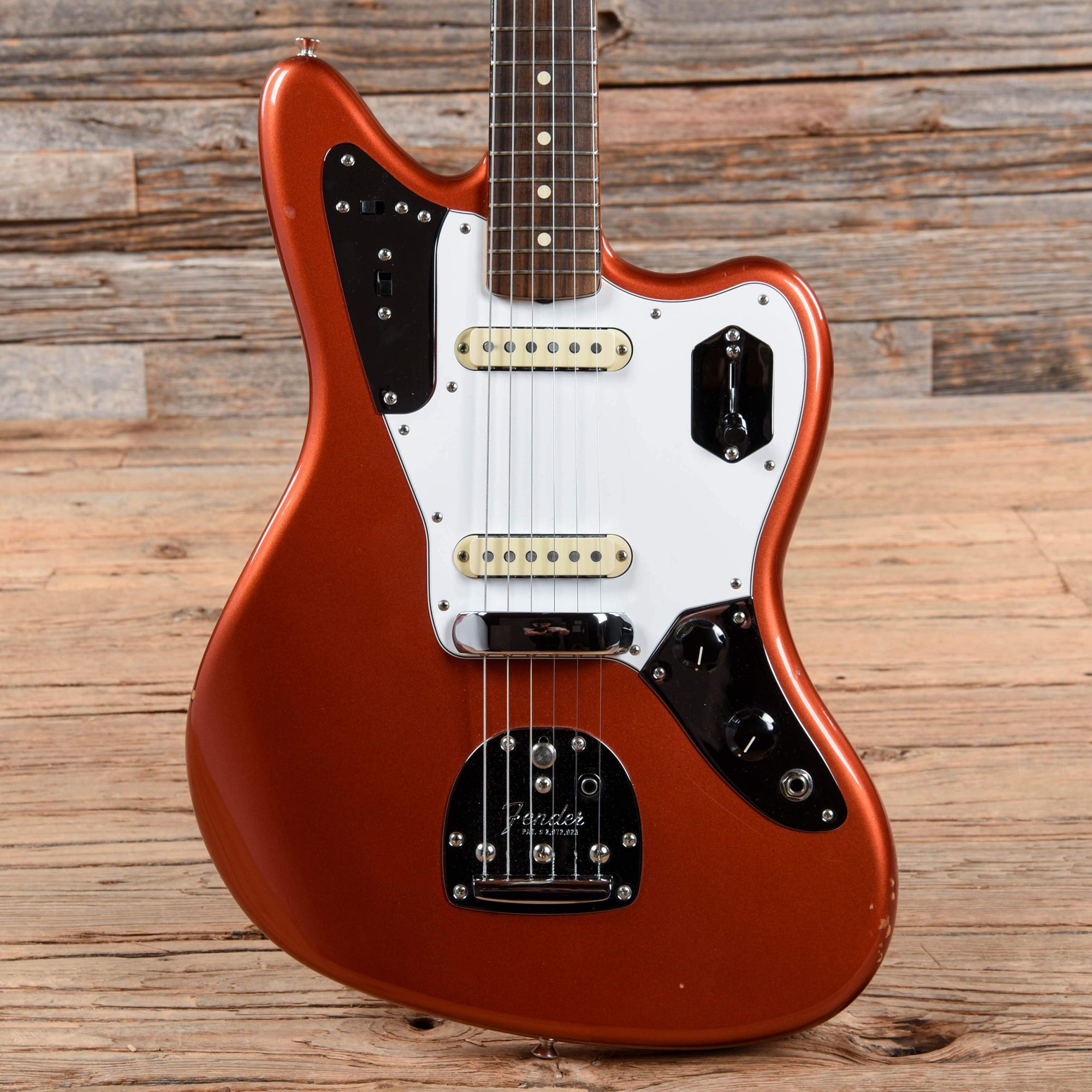 Fender Artist Johnny Marr Jaguar Metallic KO – Chicago Music Exchange