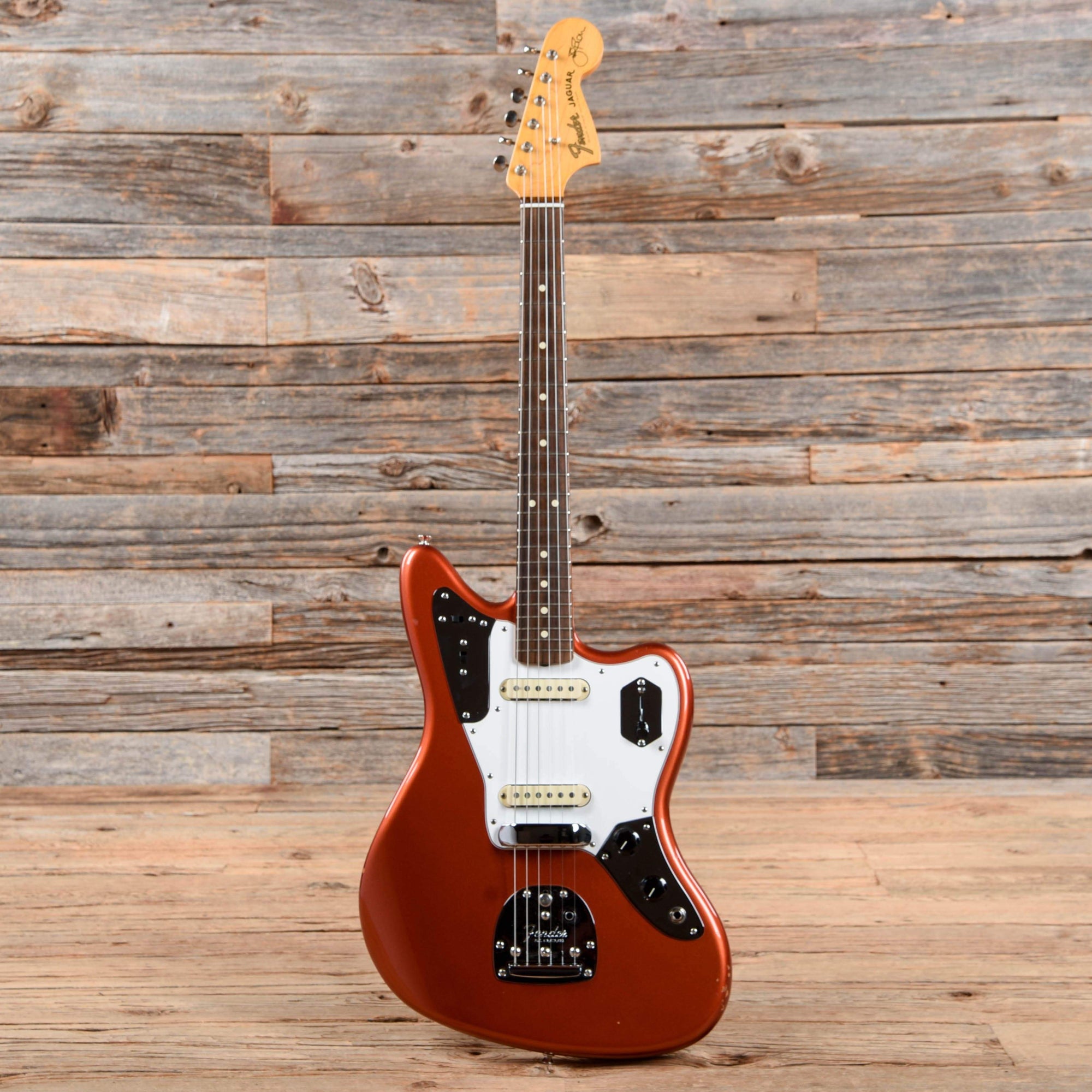 Fender Artist Johnny Marr Jaguar Metallic KO – Chicago Music Exchange