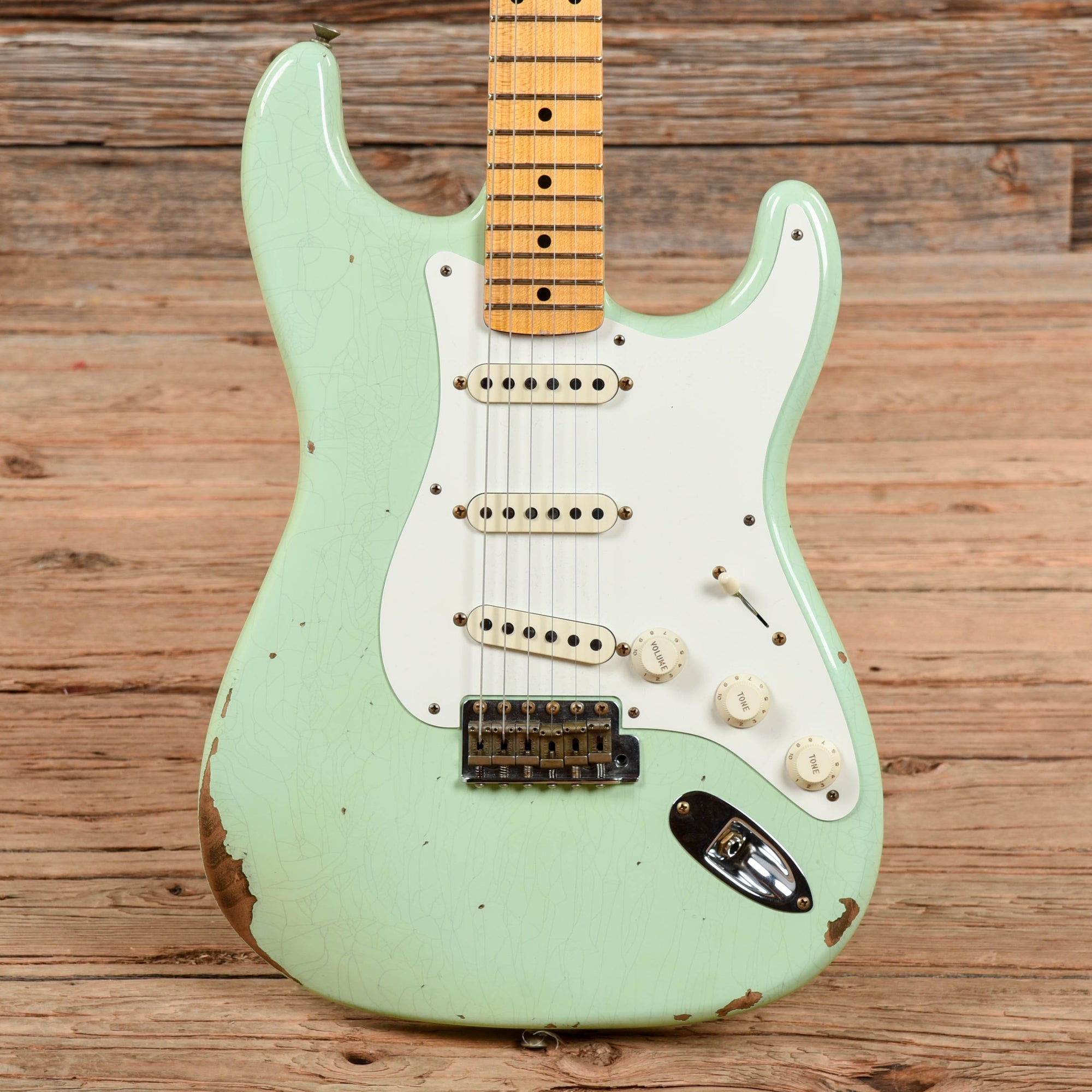 Fender Custom '58 Stratocaster Relic Seafoam Green 2022 – Chicago Music ...