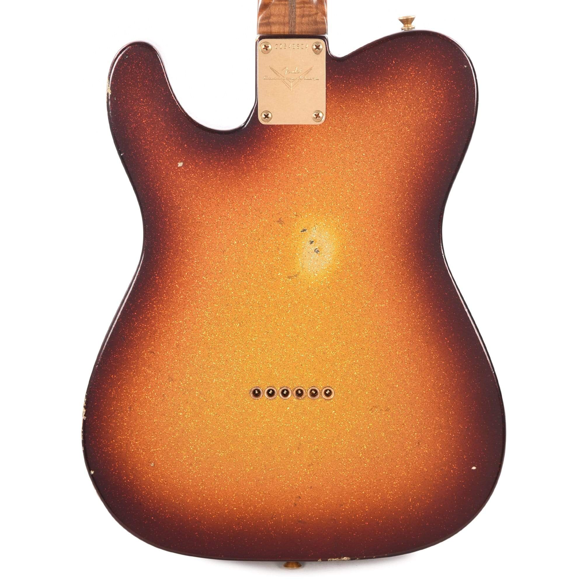 Fender Custom Shop 1950s Telecaster Relic 3-Color Sunburst Sparkle App ...