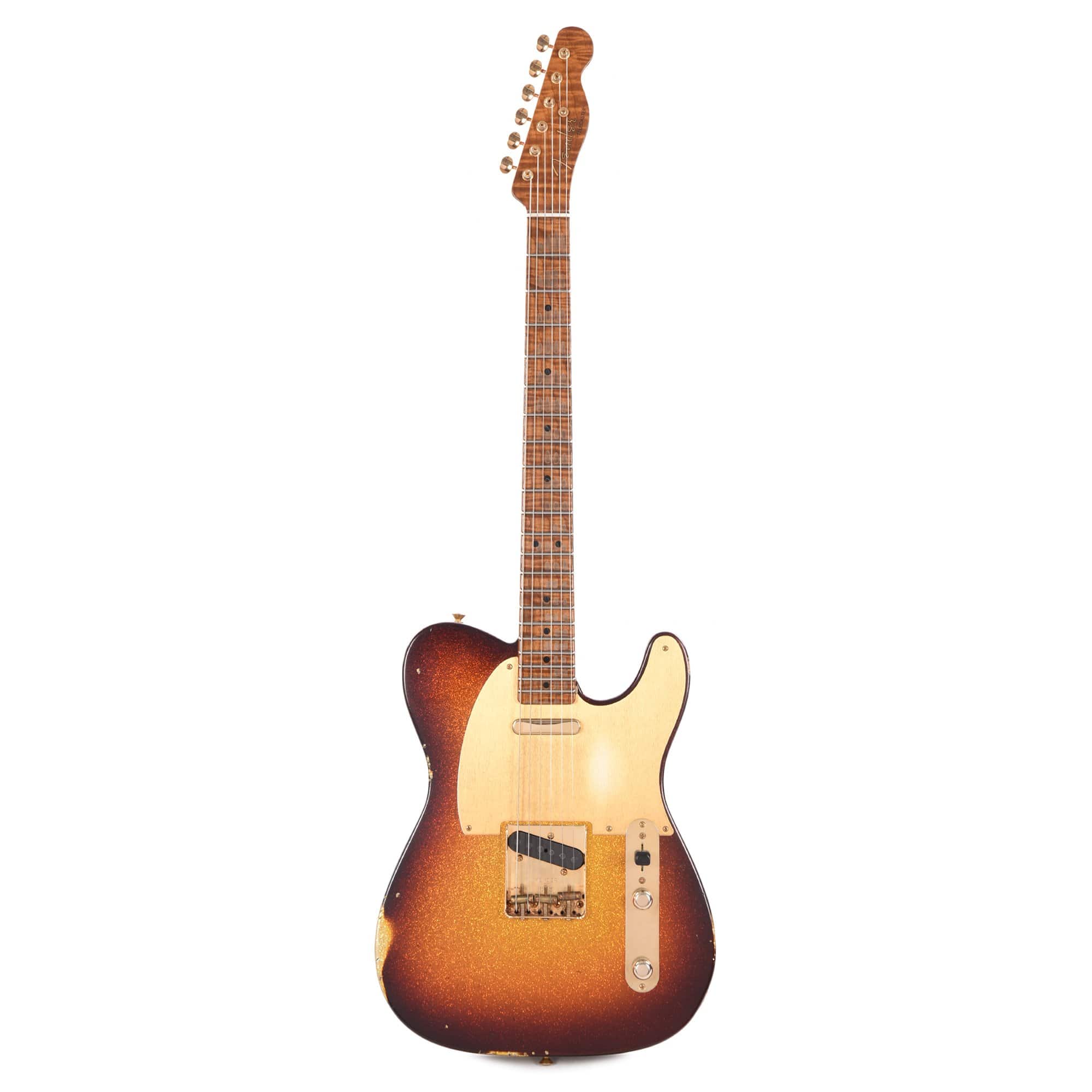 Fender Custom Shop 1950s Telecaster Relic 3-Color Sunburst Sparkle App ...
