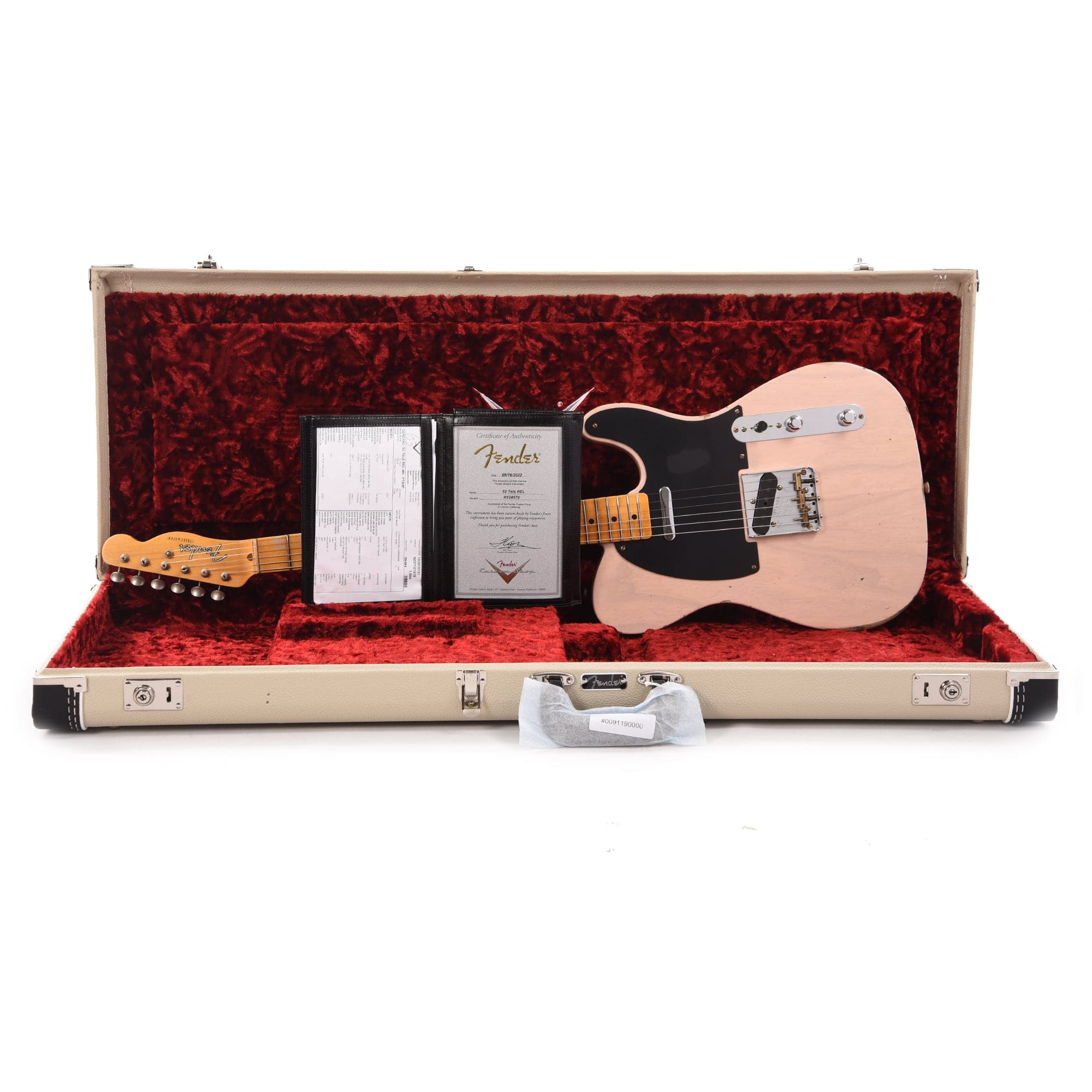 Fender Custom Shop 1952 Telecaster "Chicago Special" Relic Faded Trans ...
