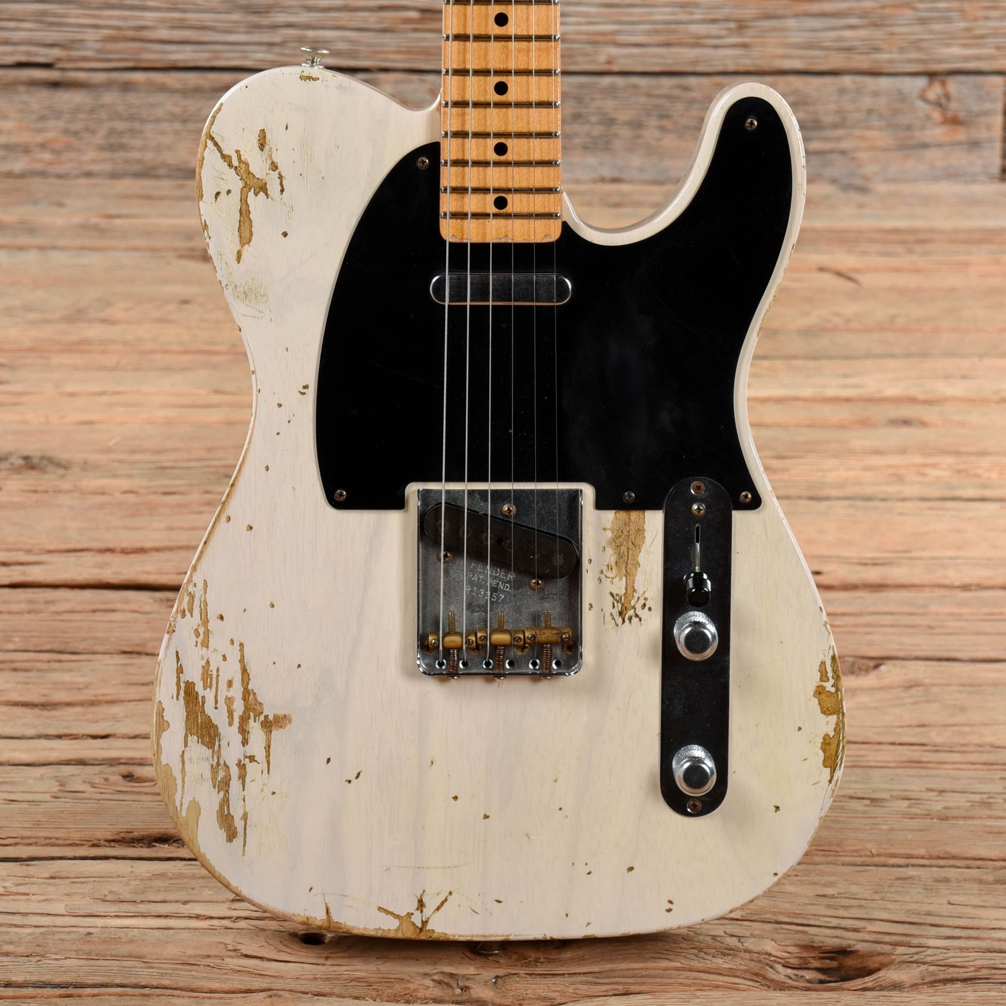 Fender Custom Shop 1953 Telecaster Heavy Relic Aged White Blonde 2013 ...