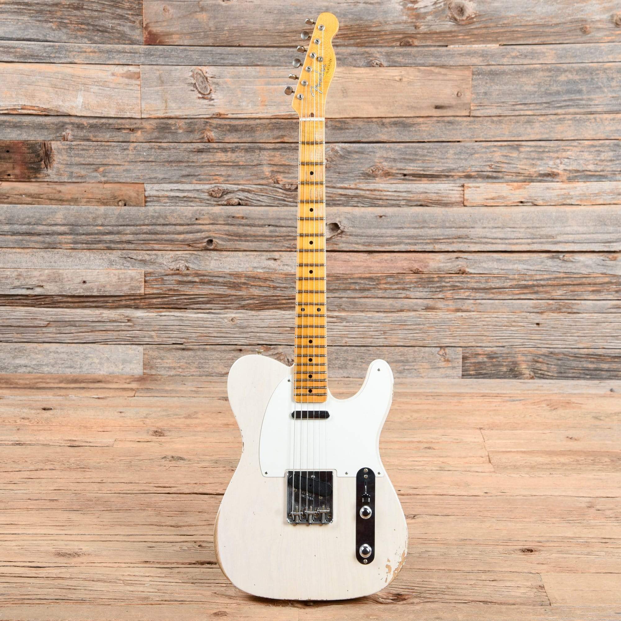 Fender Custom Shop 1954 Telecaster Relic Aged Olympic White – Chicago ...
