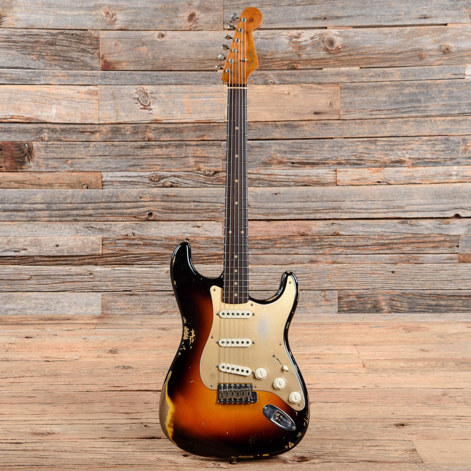 Fender Custom Shop 1959 Stratocaster Roasted Heavy Relic Sunburst 2019 ...