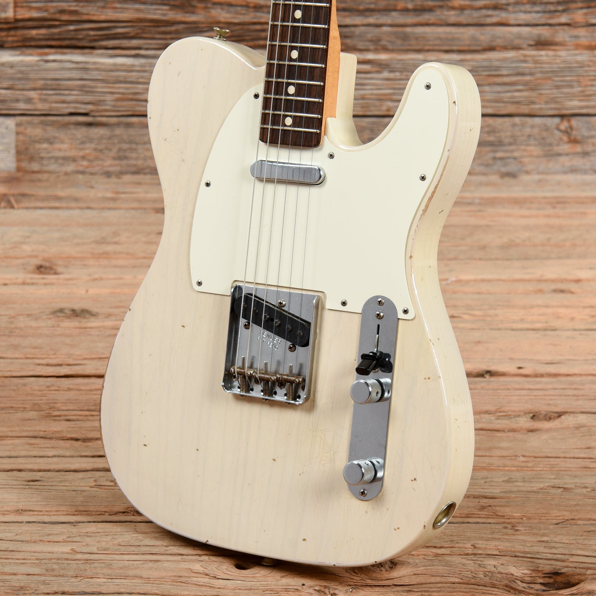 Fender Custom Shop 1959 Telecaster Ash Journeyman Relic Aged White Blo ...