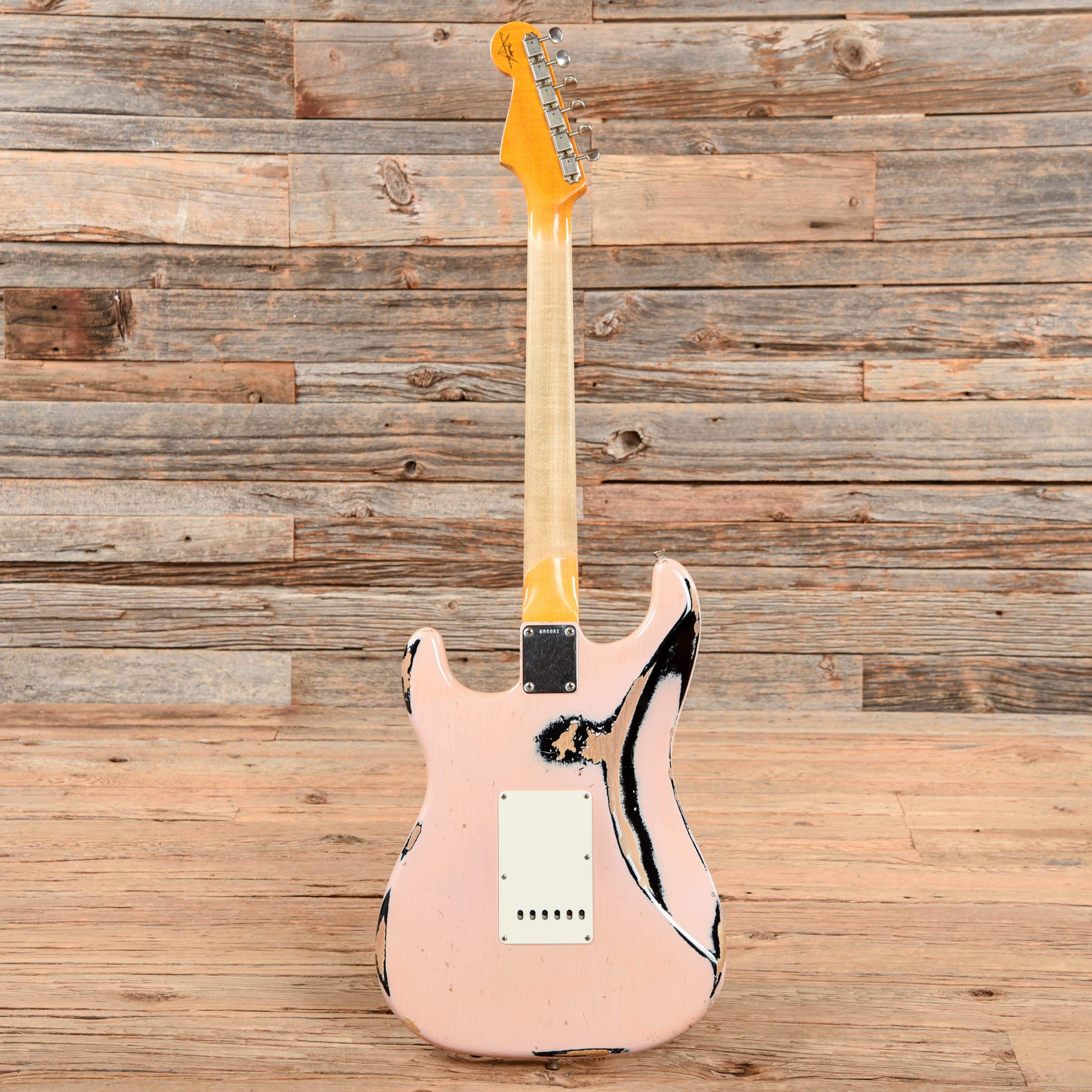 Fender Custom Shop 1962 Stratocaster Heavy Relic Faded Shell Pink Over ...