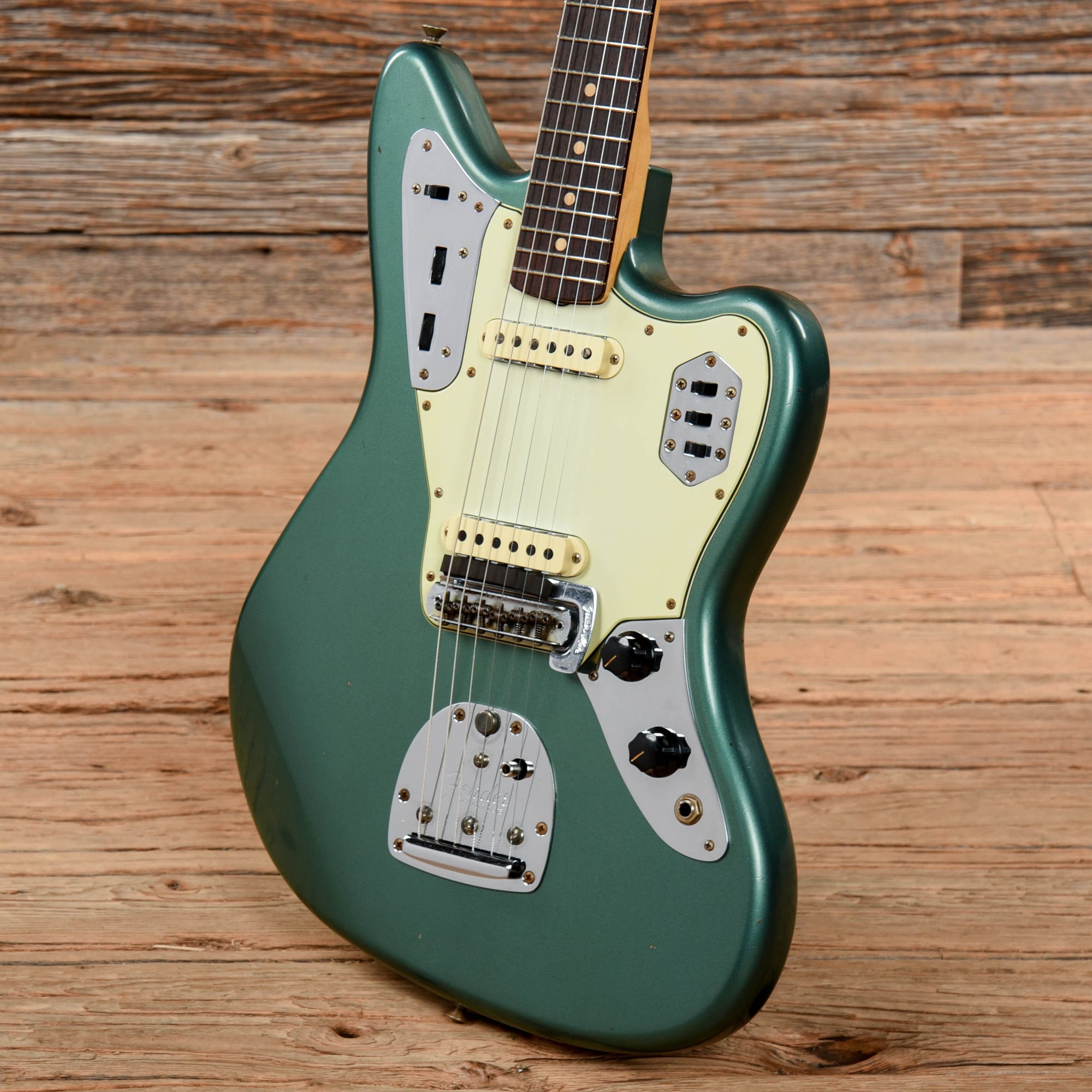 Fender Custom Shop 1963 Jaguar Journeyman Relic Faded Sherwood Green 2 ...