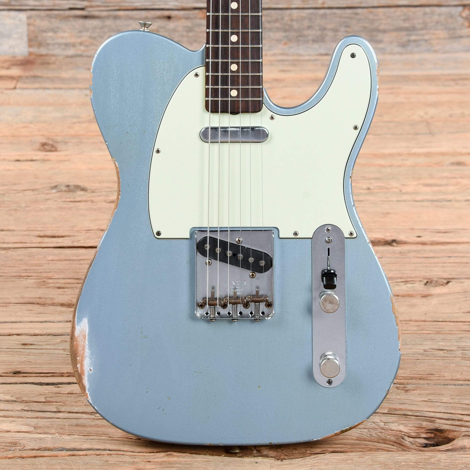 Fender Custom Shop 1963 Telecaster Relic Ice Blue Metallic 2015 ...