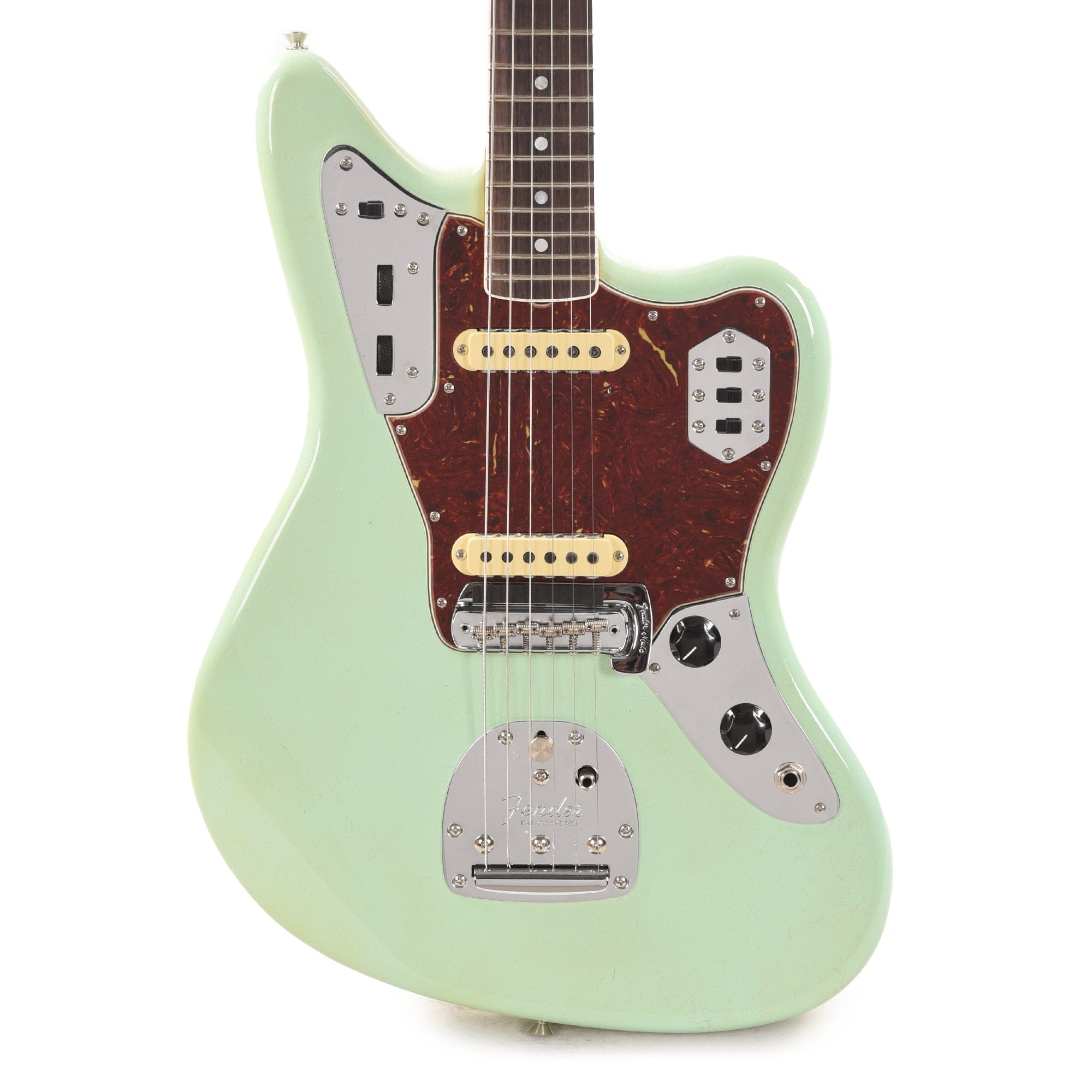 Fender Custom Shop 1966 Jaguar Deluxe Closet Classic Aged Surf Green ...