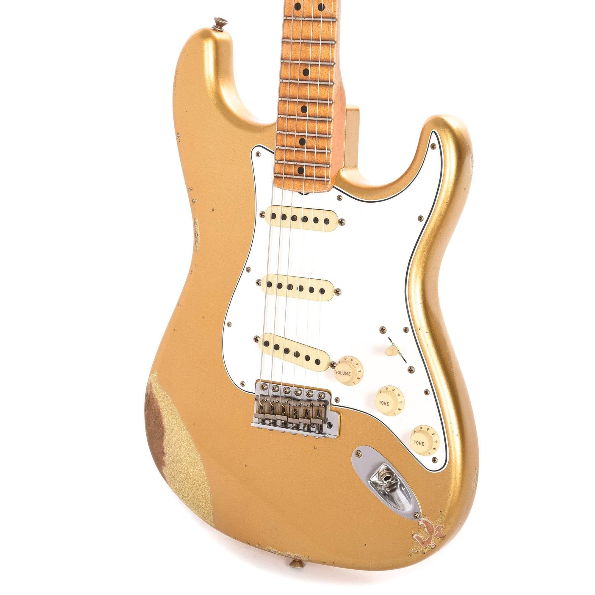 Fender Custom Shop 2017 Collection Stratocaster Relic Aztec Gold/Gold ...