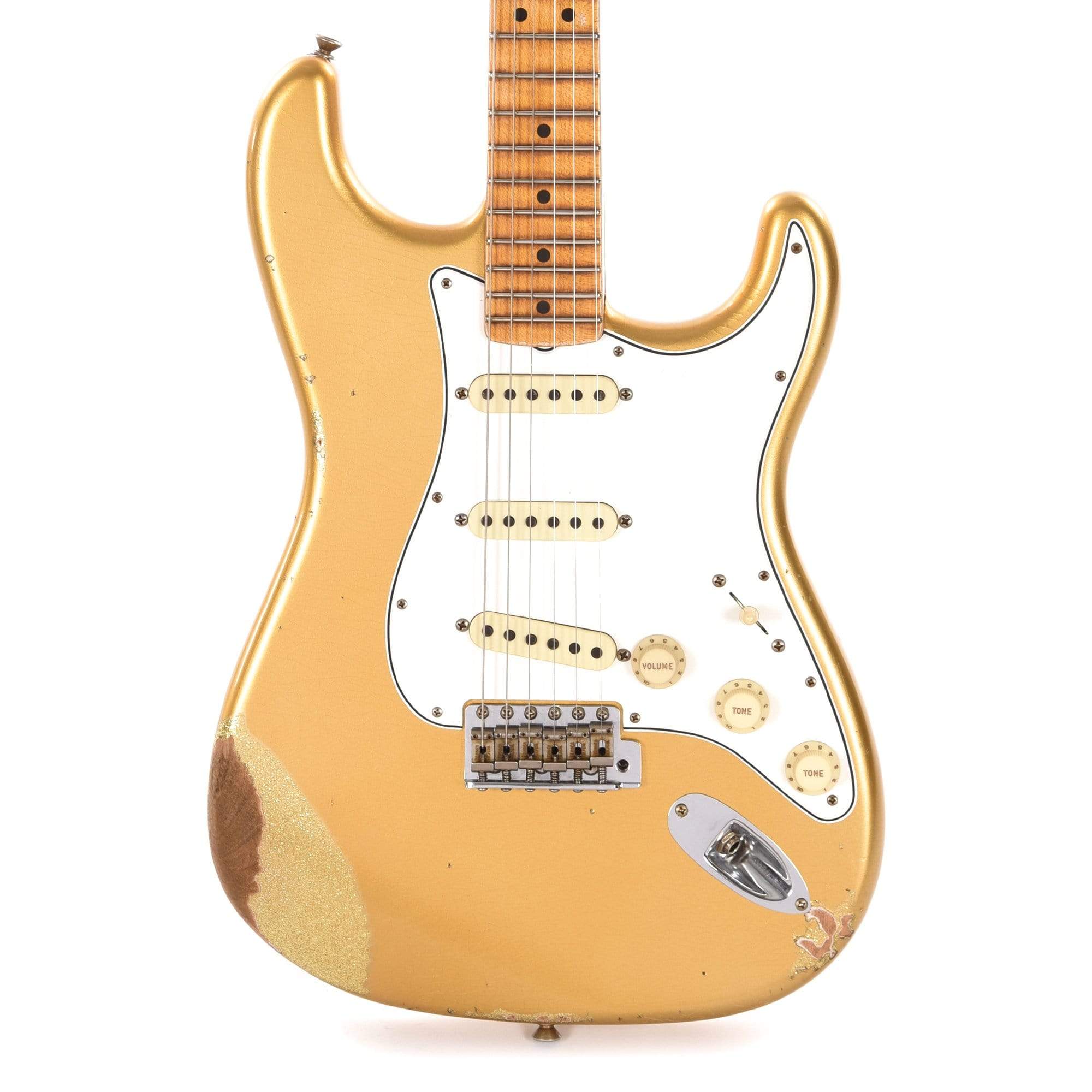 Fender Custom Shop 2017 Collection Stratocaster Relic Aztec Gold/Gold ...