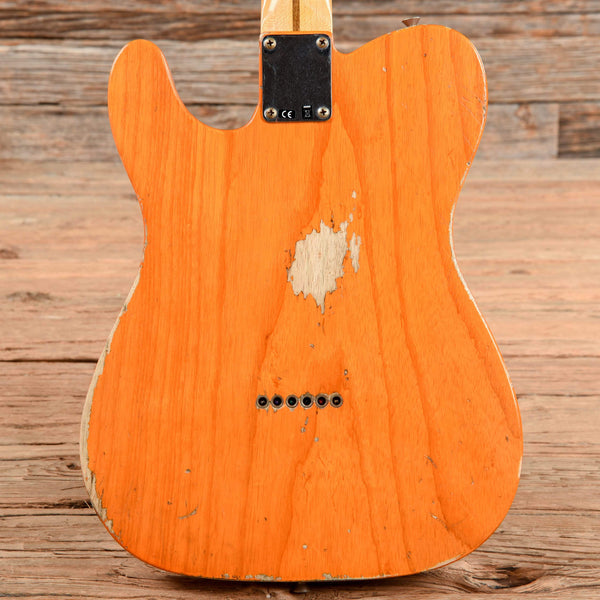 Fender Custom Shop '50s Telecaster 1-Piece Ash Relic Sunset Orange Tra ...