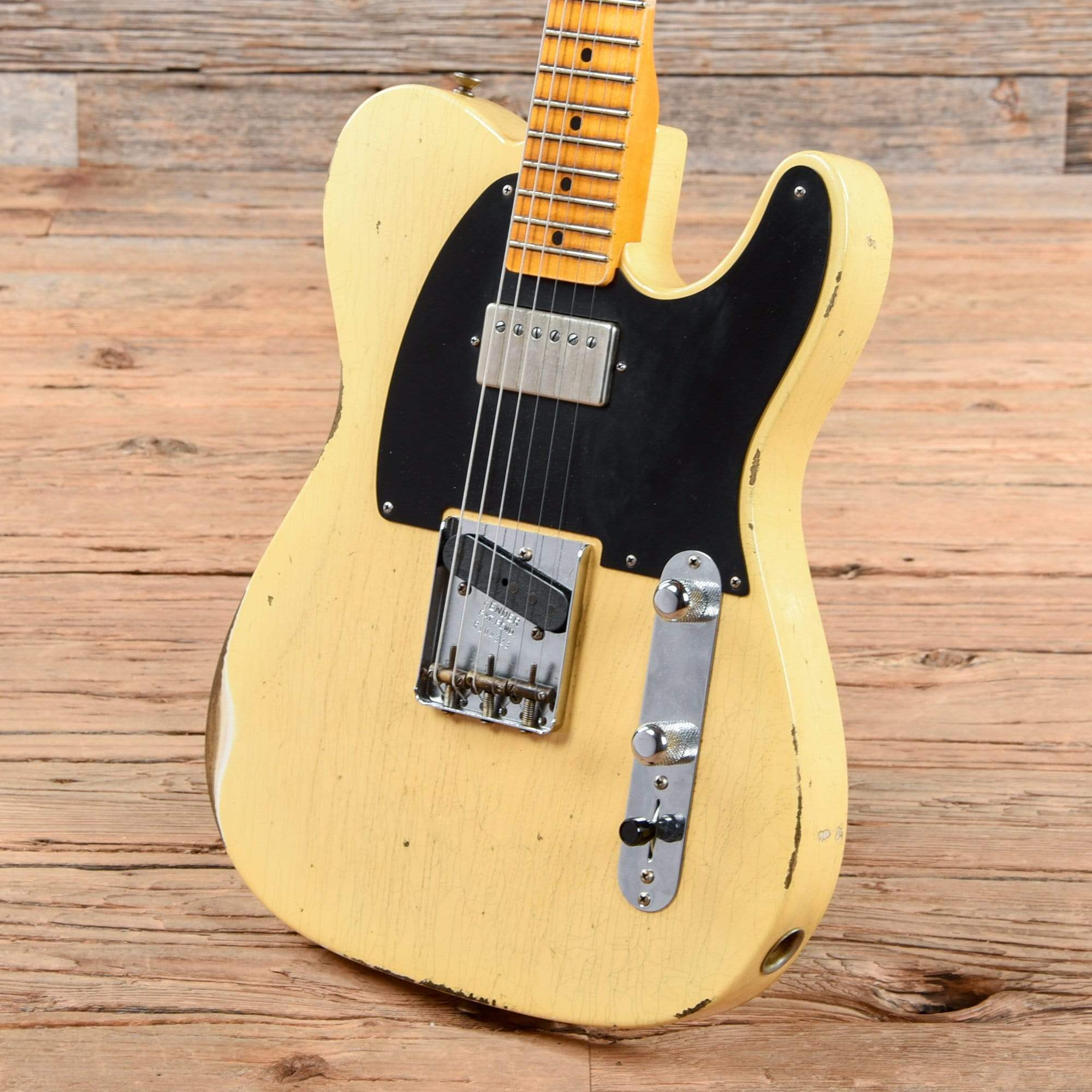 Fender Custom Shop '52 HS Telecaster Relic Faded Nocaster Blonde 2020 ...