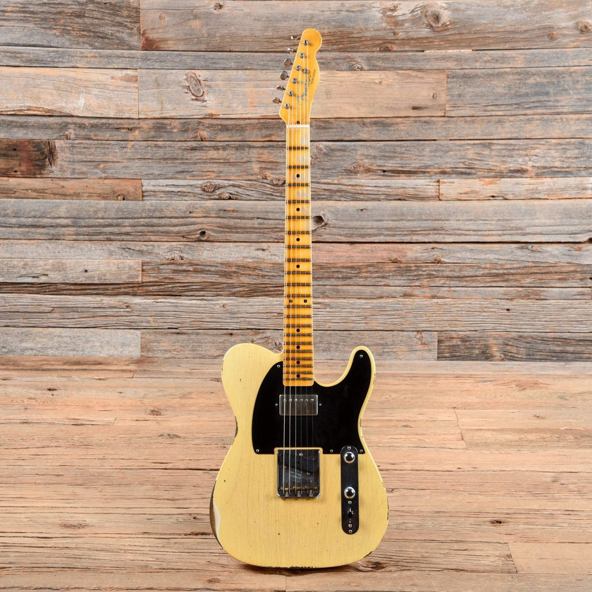 Fender Custom Shop '52 HS Telecaster Relic Faded Nocaster Blonde 2020 ...