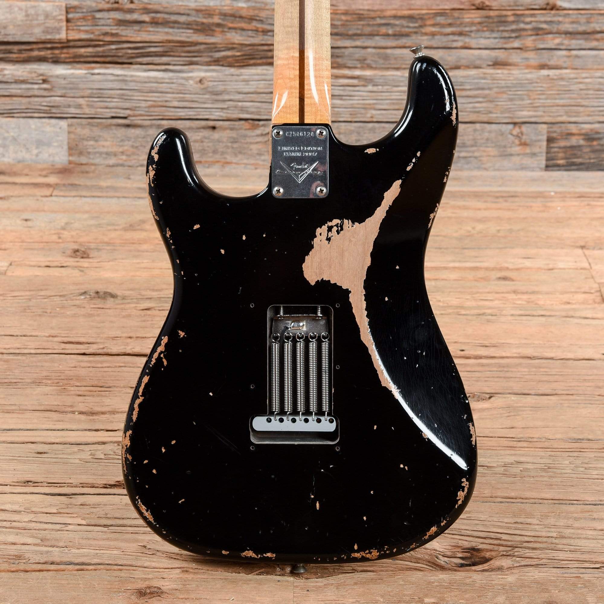 Fender Custom Shop '57 Stratocaster Heavy Relic Black 2007 – Chicago ...