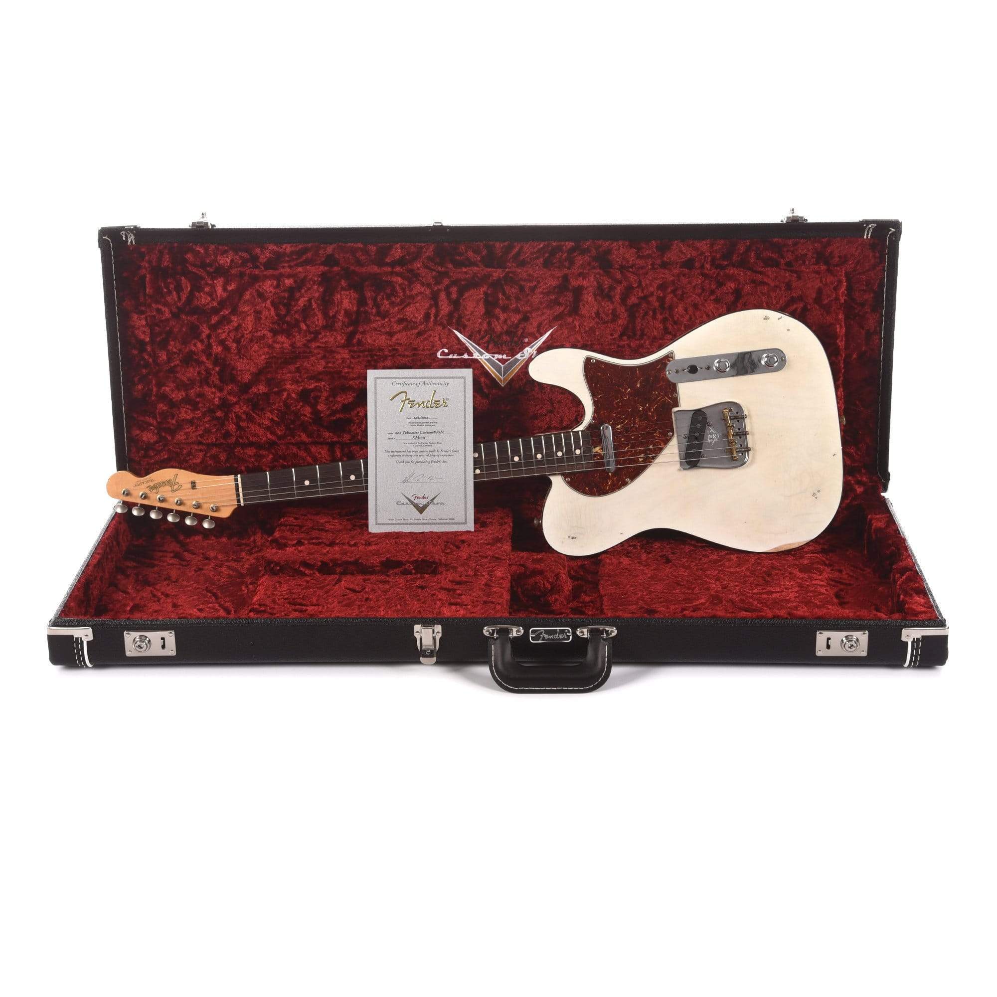 Fender Custom Shop 60s Telecaster Custom Relic White Blonde Master Bui ...