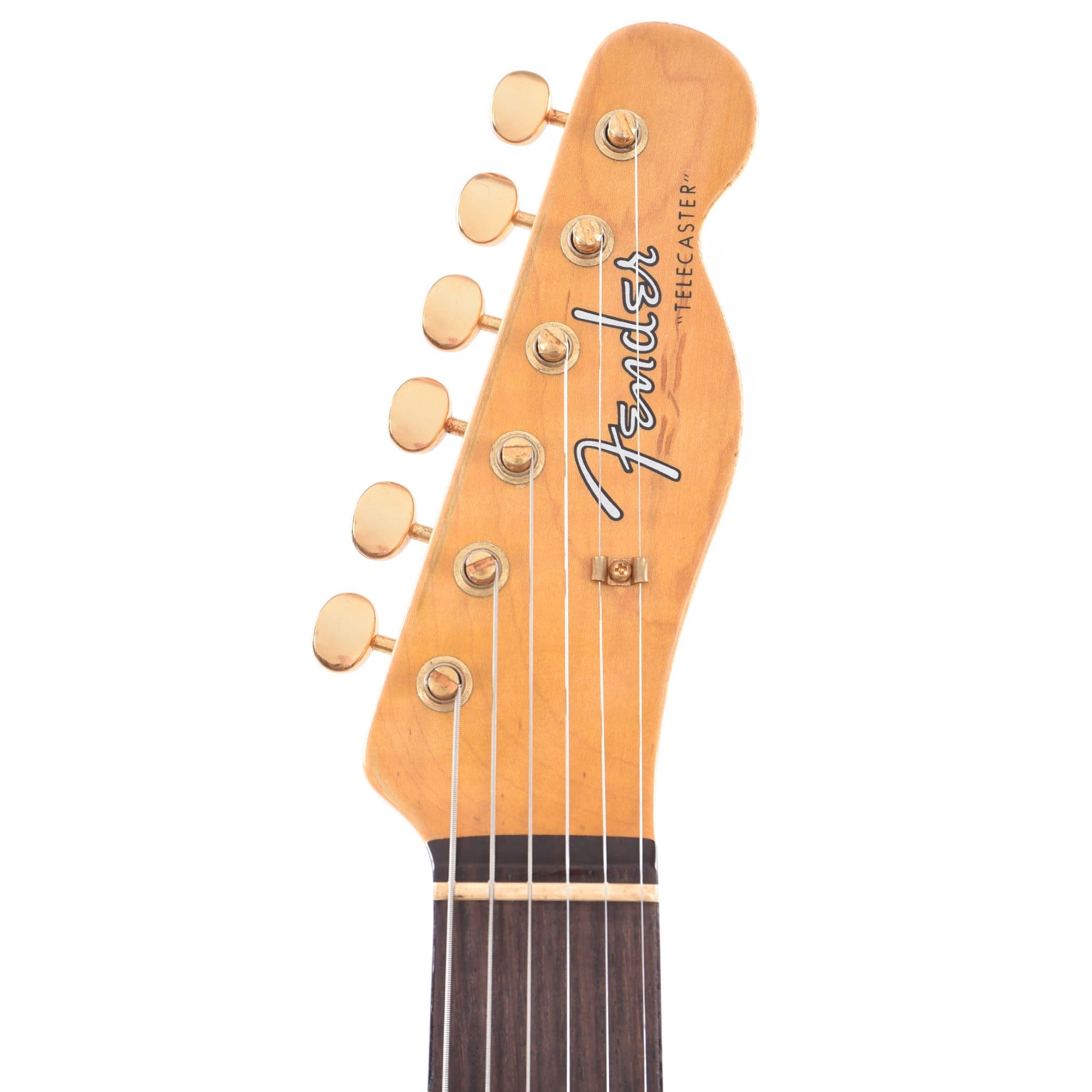 Fender Custom Shop American Custom Telecaster Ash Relic Amber Transpar ...