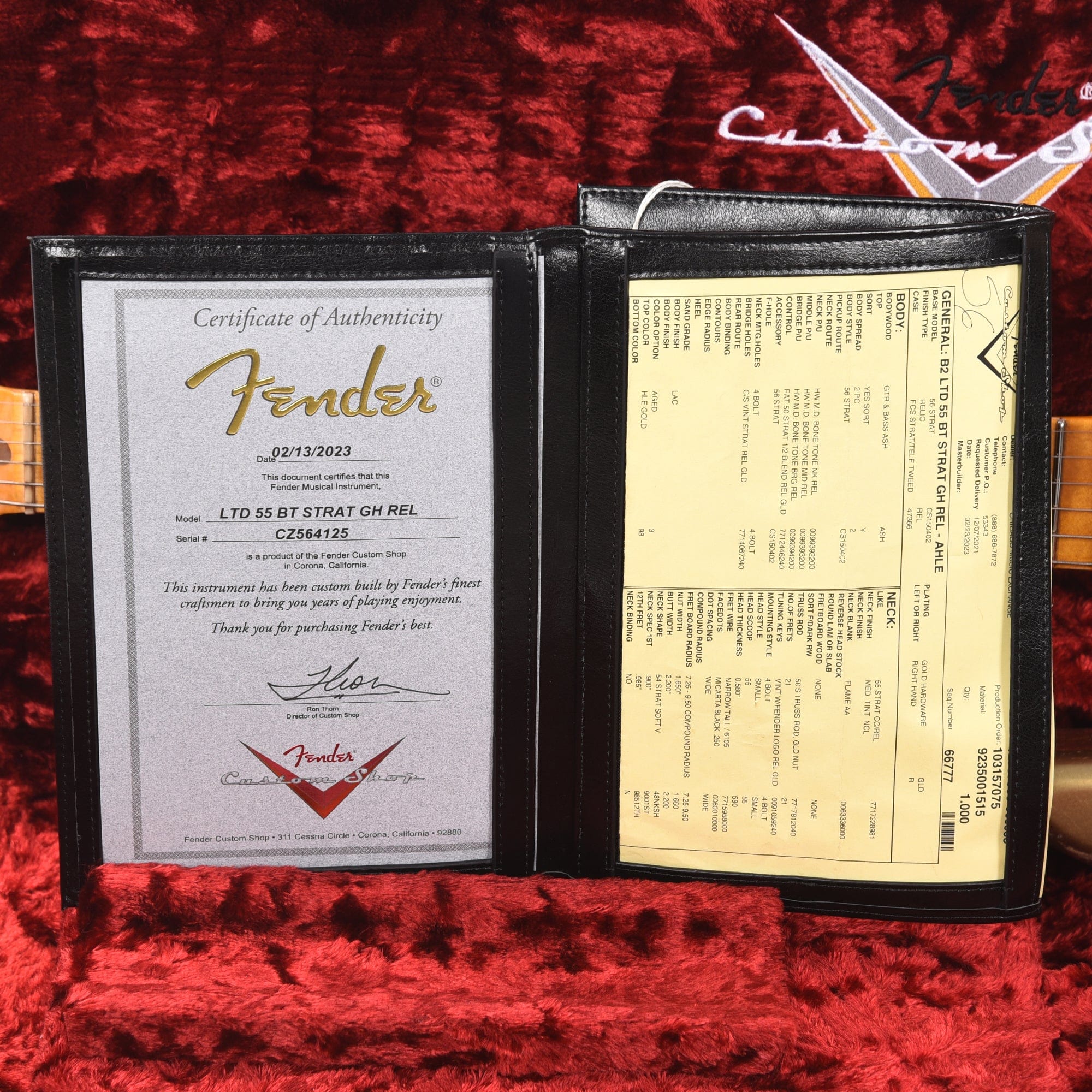 Fender Custom Shop Limited Edition 1955 Bone Tone Stratocaster Relic A ...