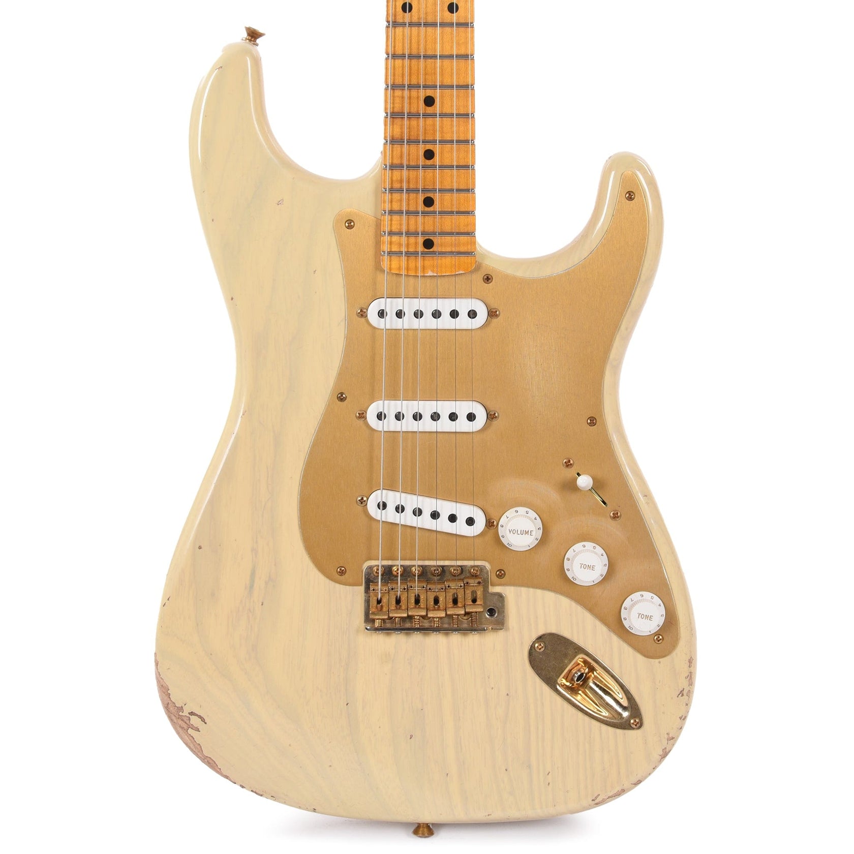 Fender Custom Shop Limited Edition 1955 Bone Tone Stratocaster Relic A ...