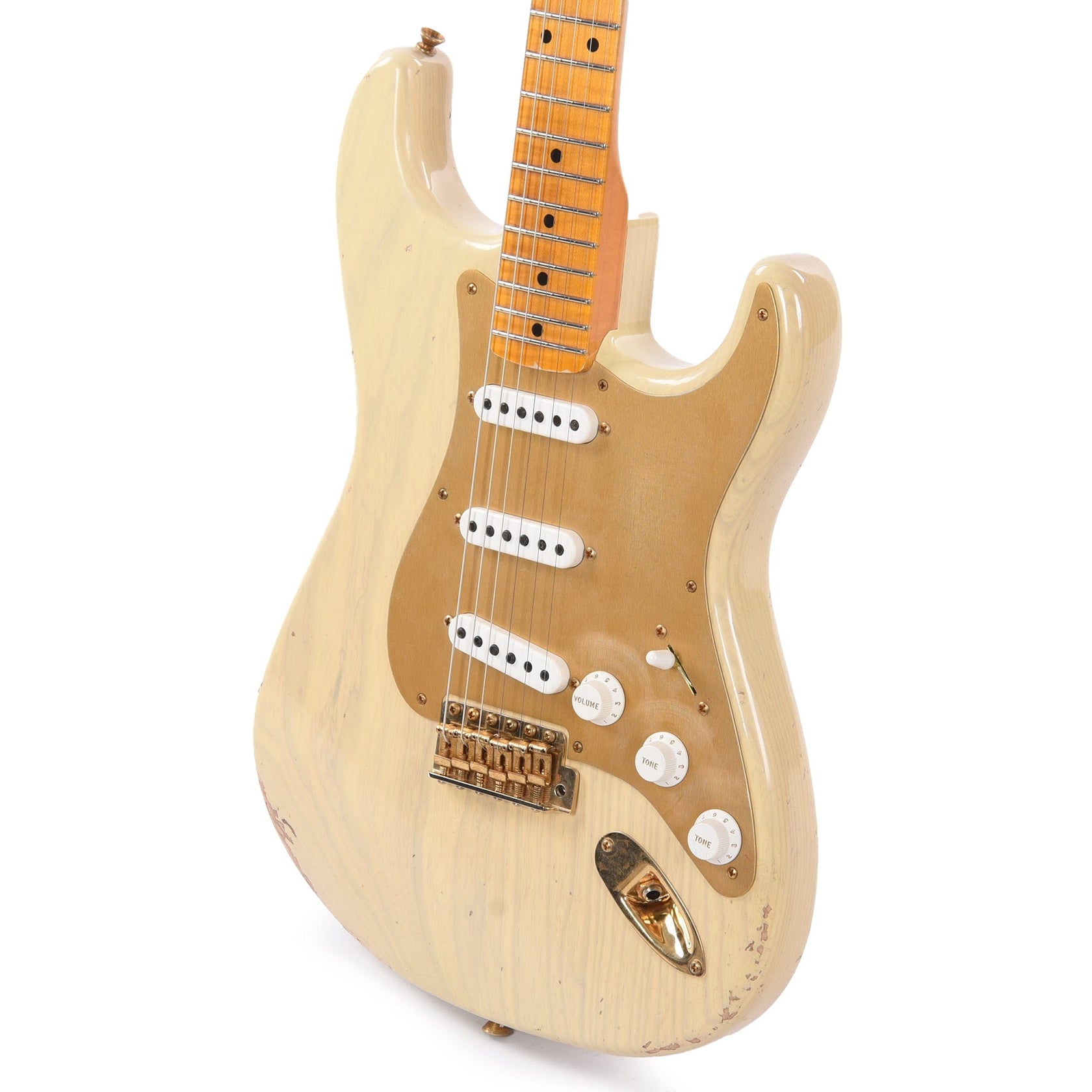 Fender Custom Shop Limited Edition 1955 Bone Tone Stratocaster Relic A ...