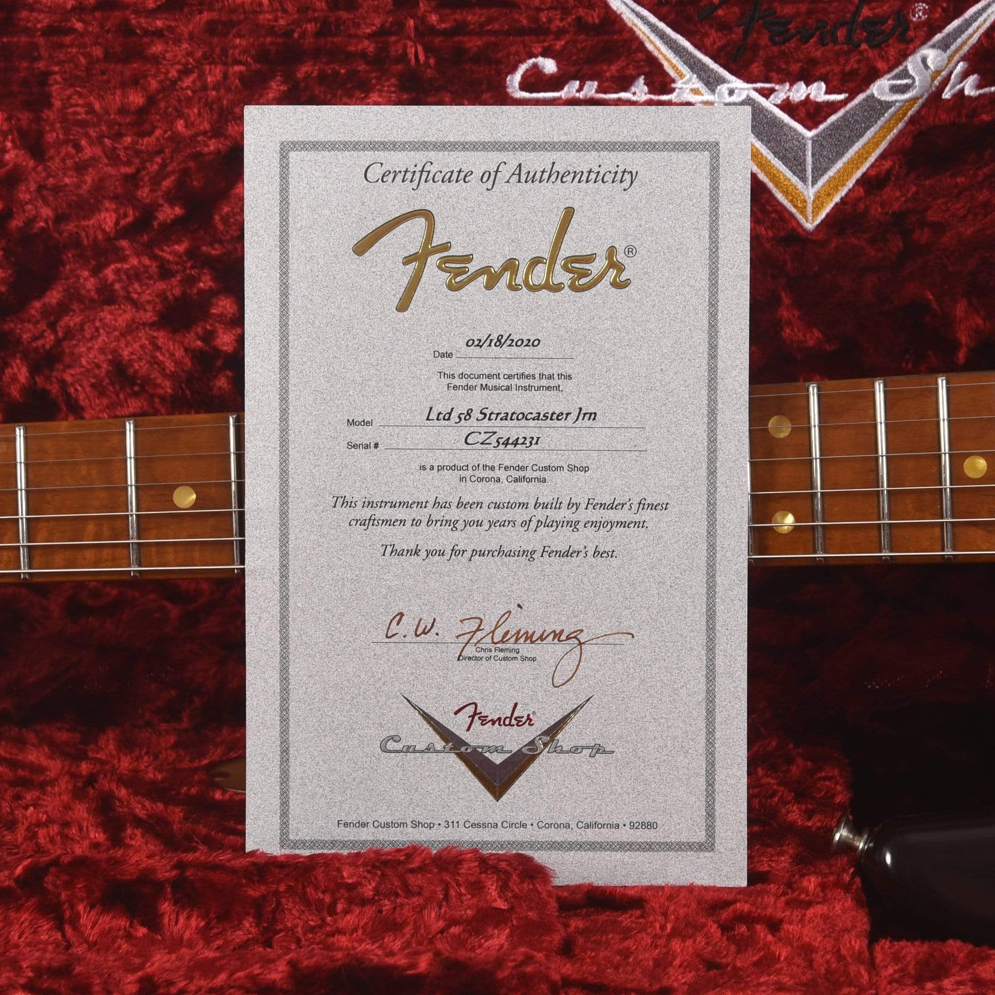 Fender Custom Shop Limited Edition '58 Special Stratocaster Journeyman ...