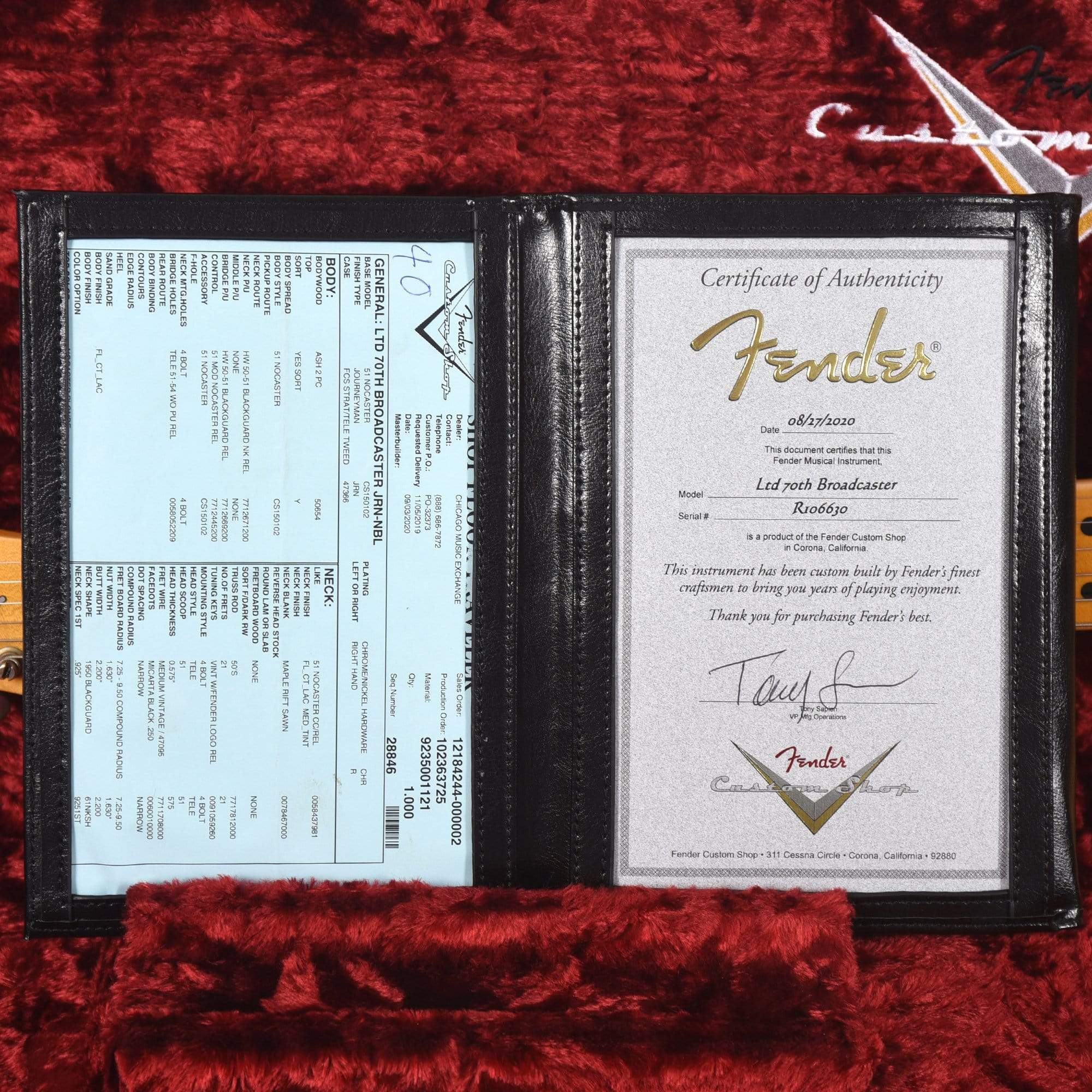 Fender Custom Shop Limited Edition 70th Anniversary Broadcaster Journe ...