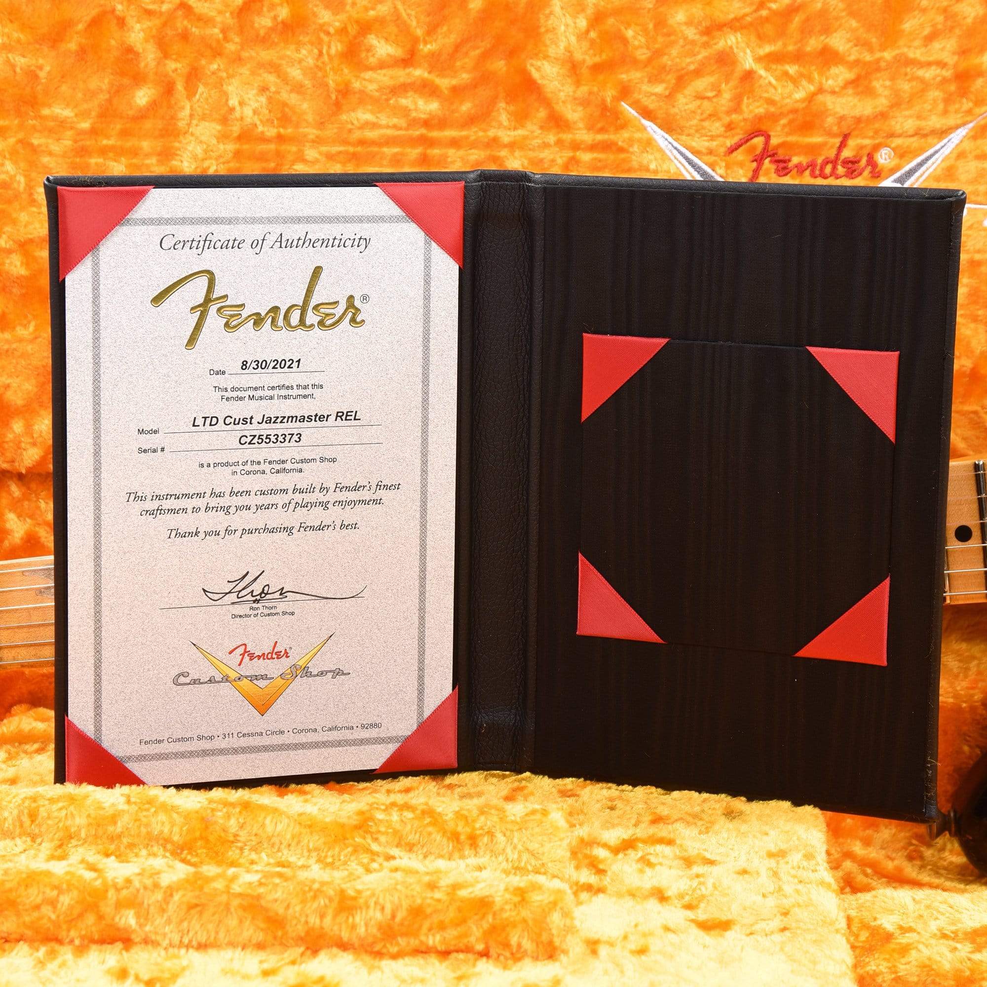 Fender Custom Shop Limited Edition Custom Jazzmaster Relic Aged Black ...