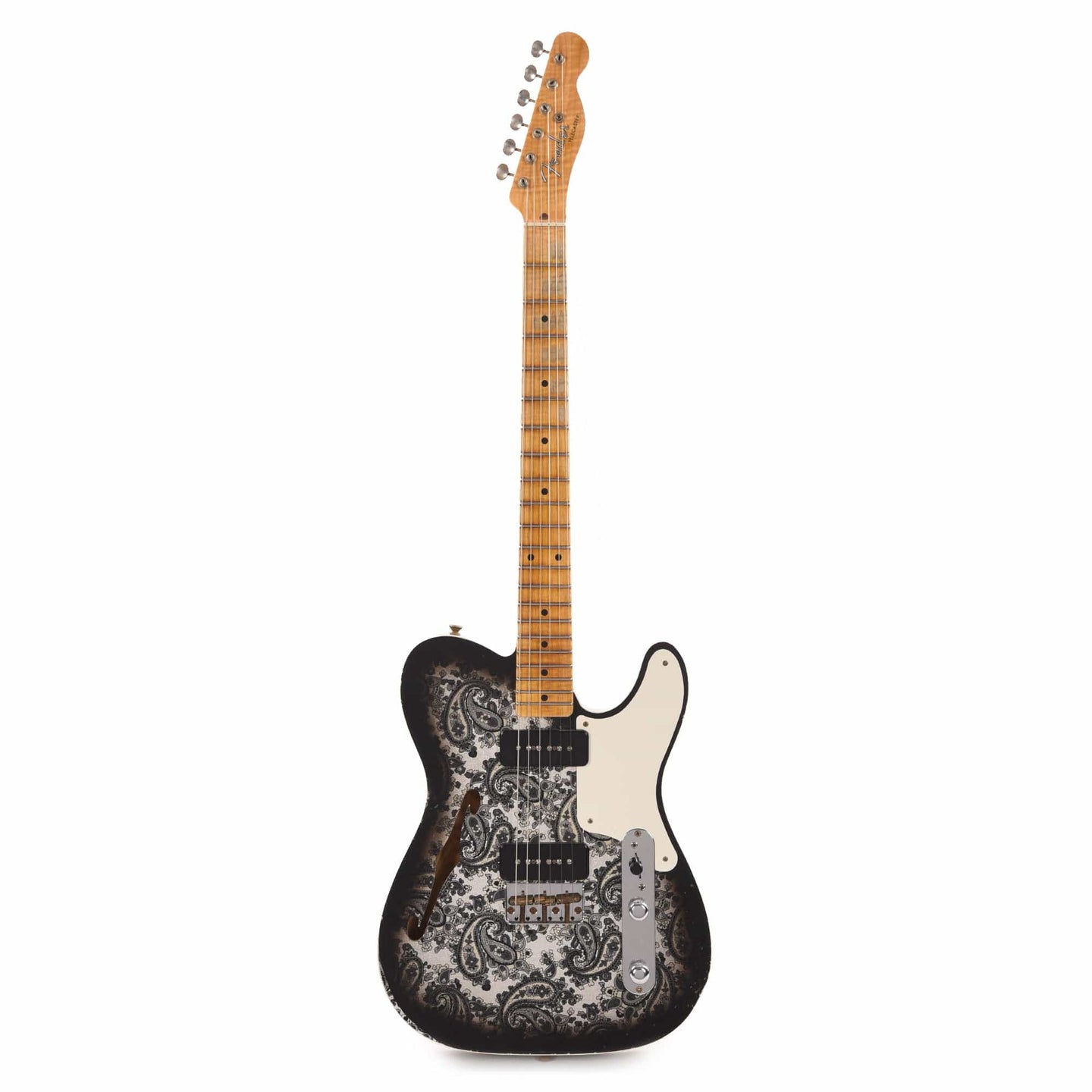 Fender Custom Shop Limited Edition Dual P90 Telecaster Relic Black Pai ...