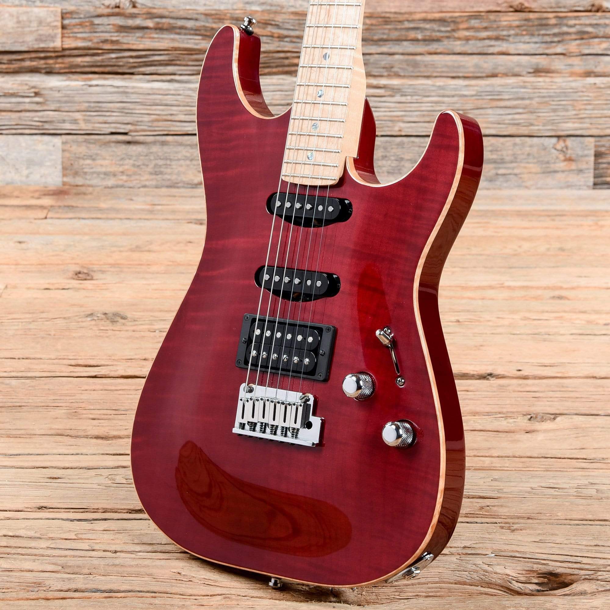 Fender Custom Shop Showmaster FMT HH Black Cherry Transparent 2001 ...