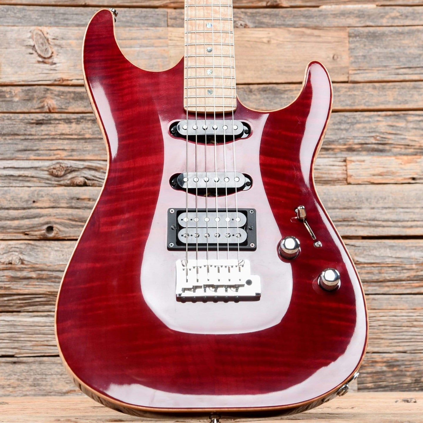 Fender Custom Shop Showmaster FMT HH Black Cherry Transparent 2001 ...