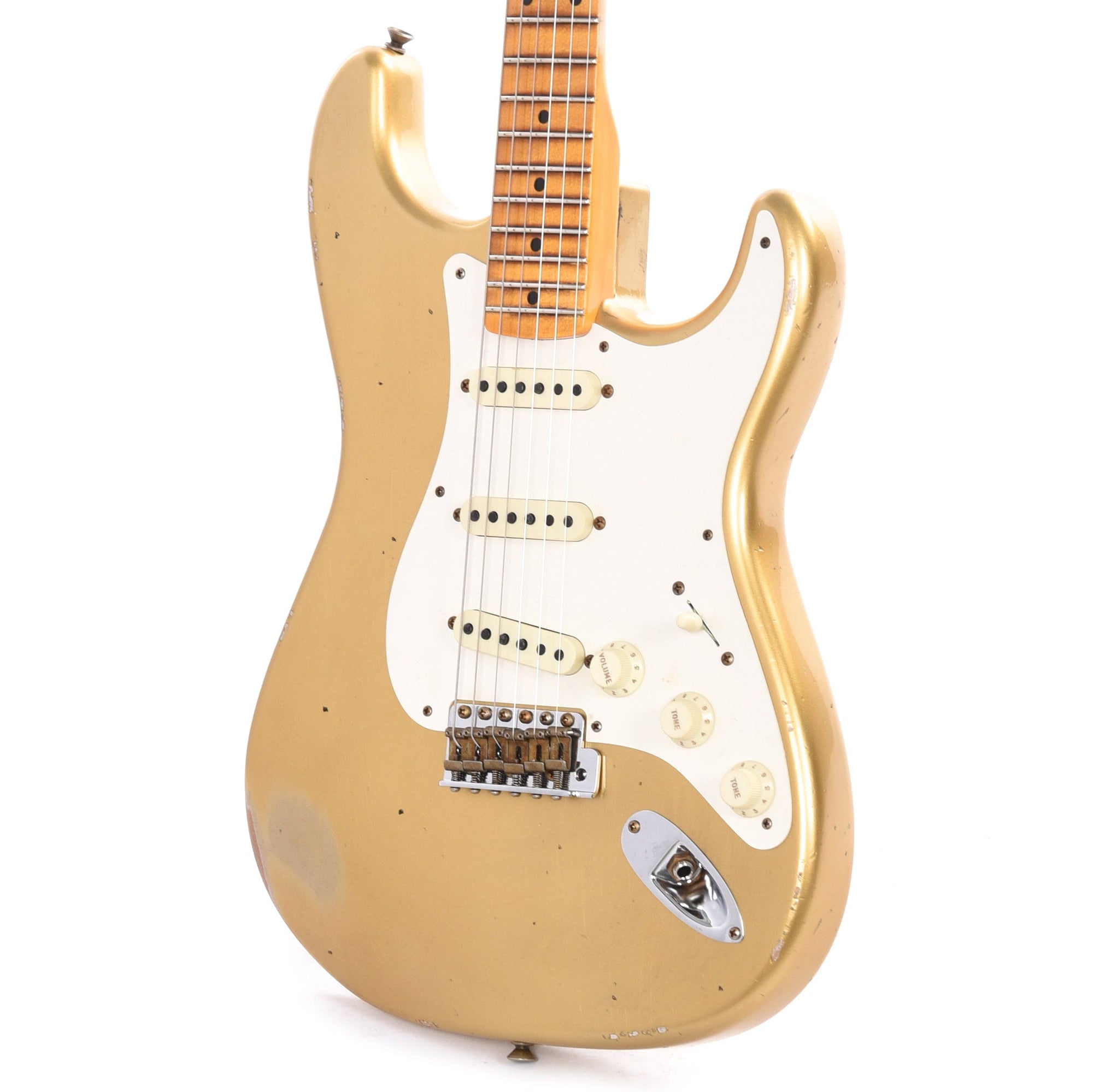 Fender Custom Shop Time Machine 1957 Stratocaster Relic Aged HLE Gold ...