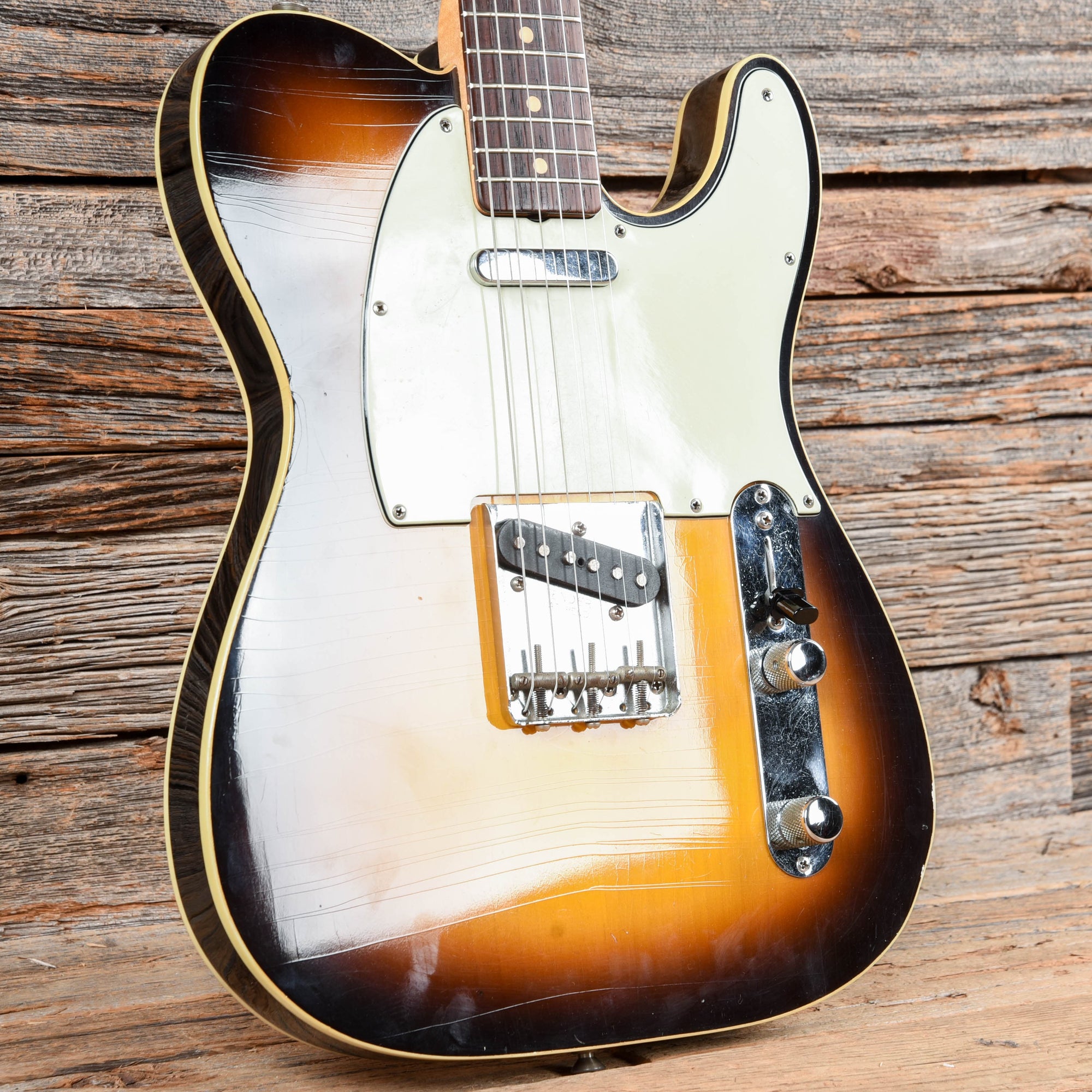 Fender Custom Telecaster Sunburst Refin 1960 – Chicago Music Exchange