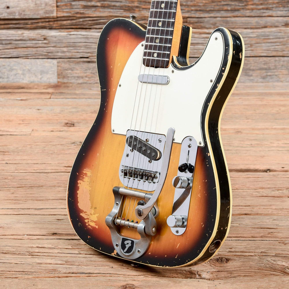 Fender Custom Telecaster with Bigsby, Rosewood Fretboard Sunburst 1968 ...