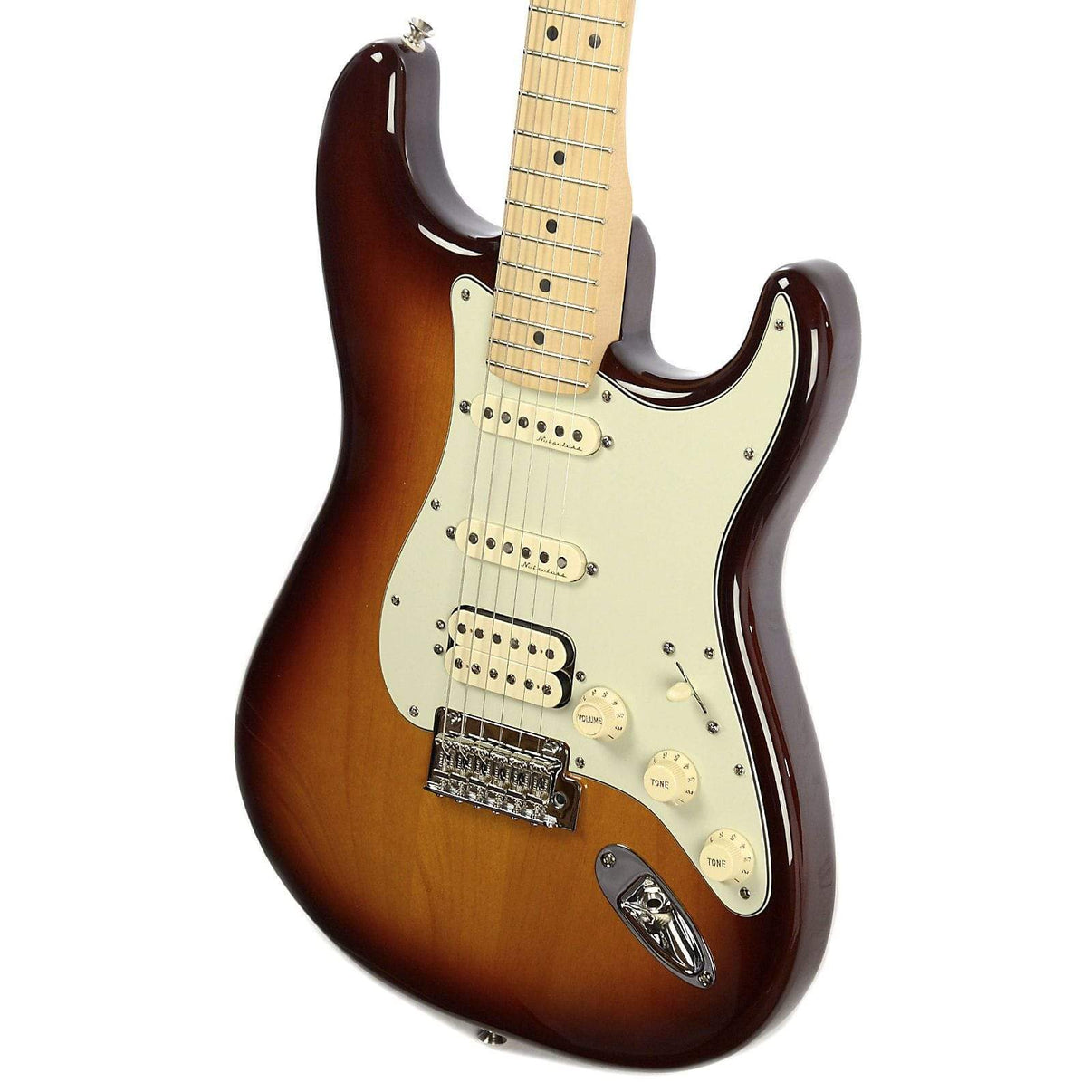 Fender Deluxe Stratocaster HSS MN Tobacco Sunburst – Chicago Music Exchange