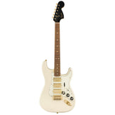 Fender FSR Mahogany Blacktop Stratocaster HHH Olympic White Gold ...