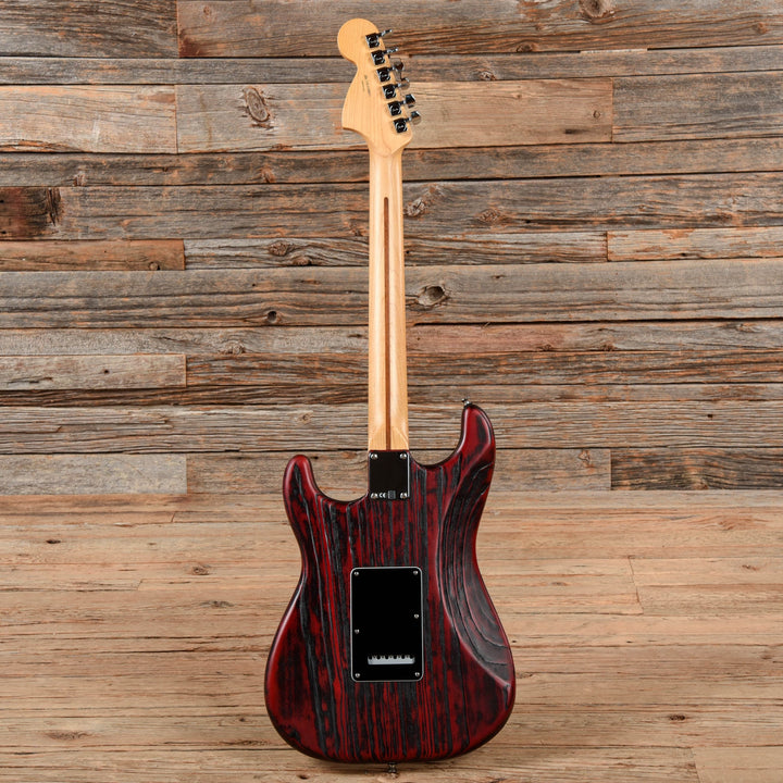 Fender Limited Edition Sandblasted Ash Stratocaster Crimson Red 2014 ...