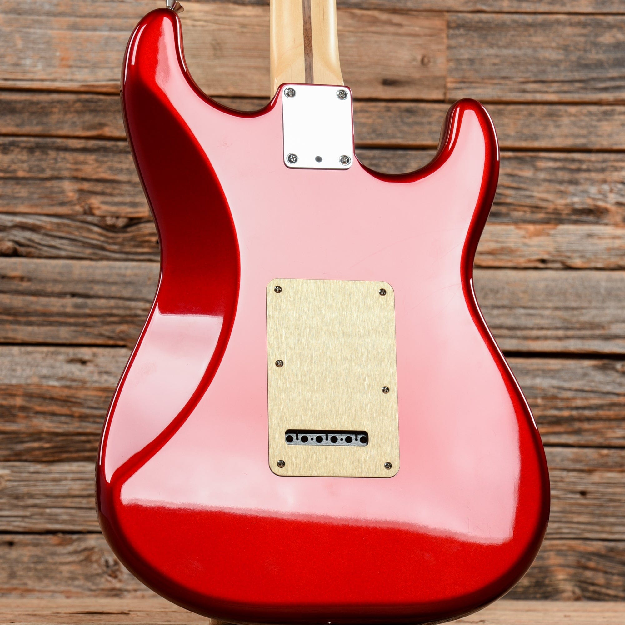 Fender Mod Shop Stratocaster Candy Apple Red 2016 LEFTY – Chicago Music ...