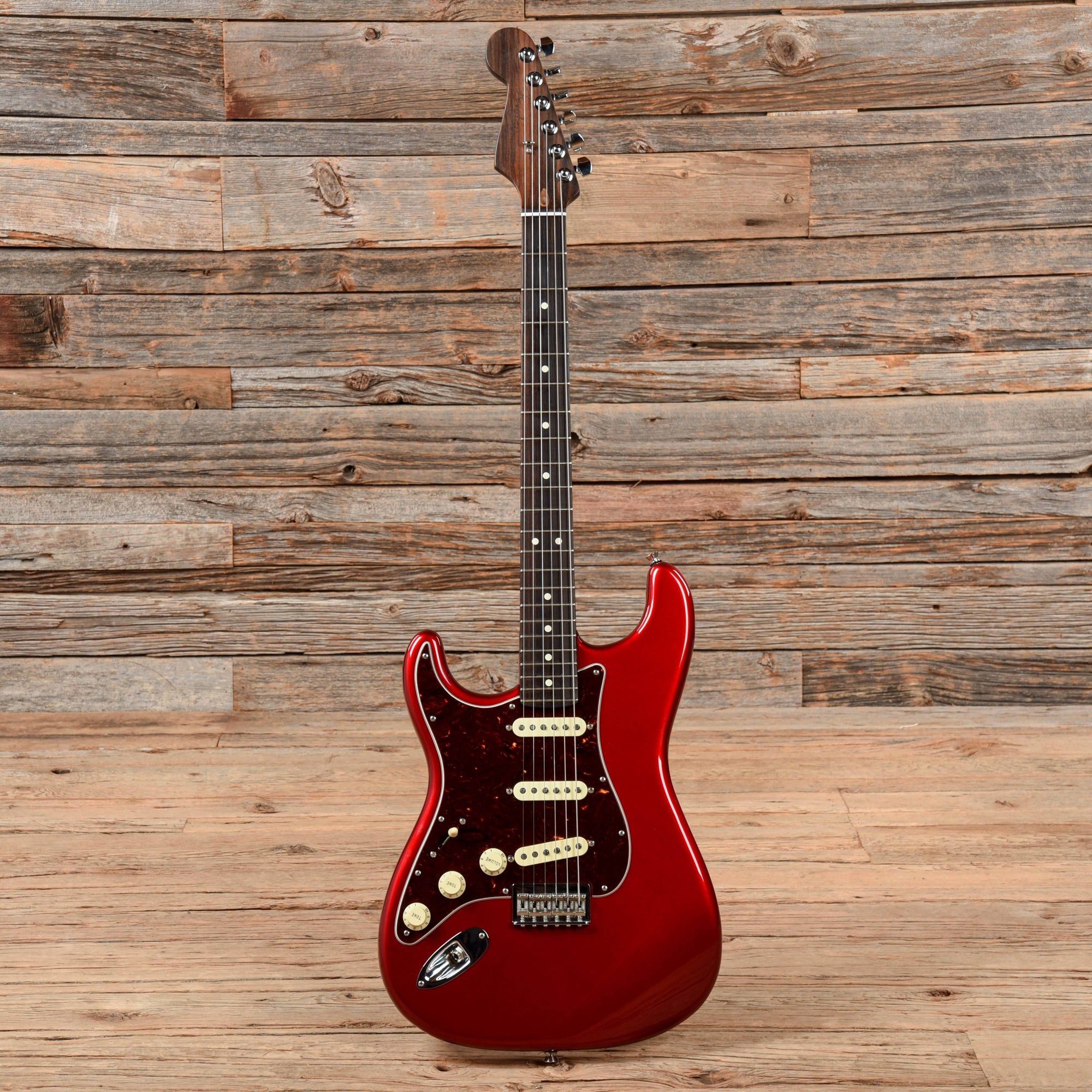 Fender Mod Shop Stratocaster Candy Apple Red 2020 LEFTY – Chicago Music ...