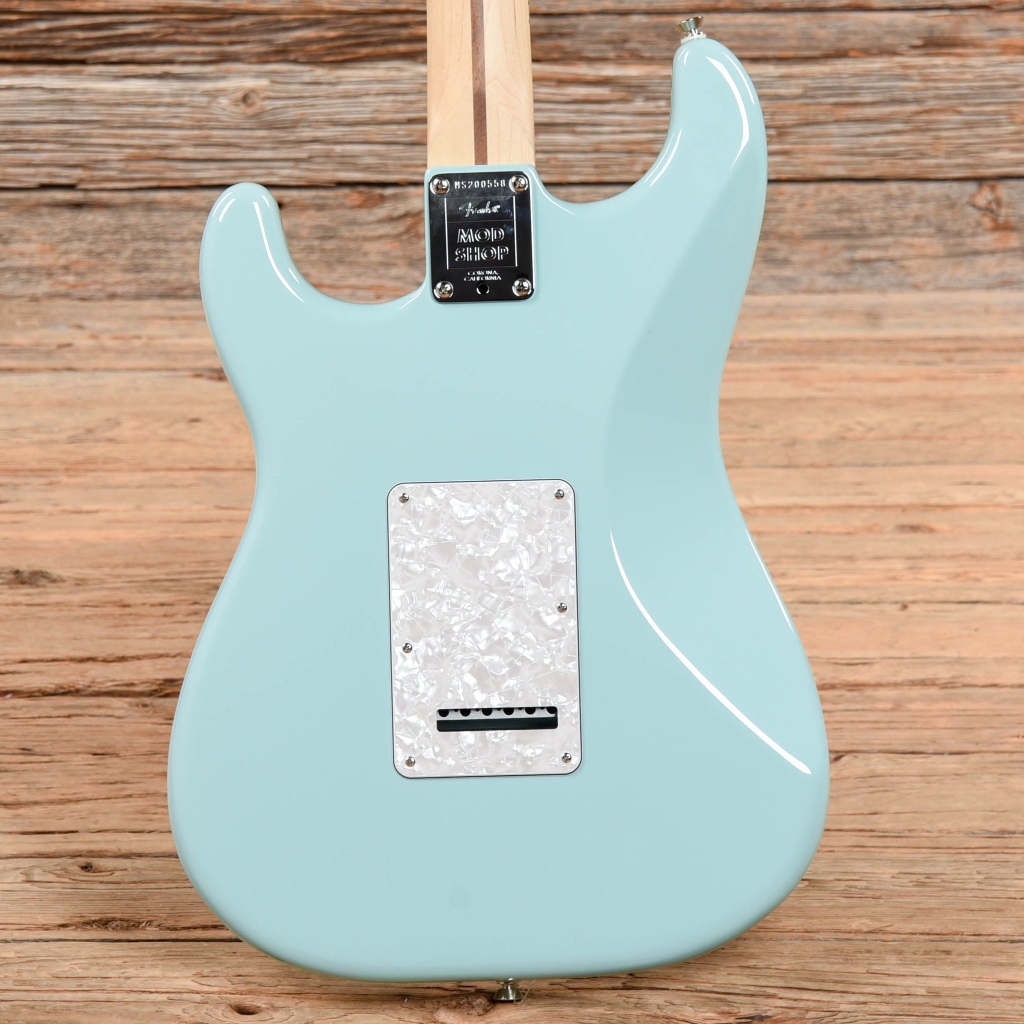 Fender Mod Shop Stratocaster Daphne Blue 2021 – Chicago Music Exchange