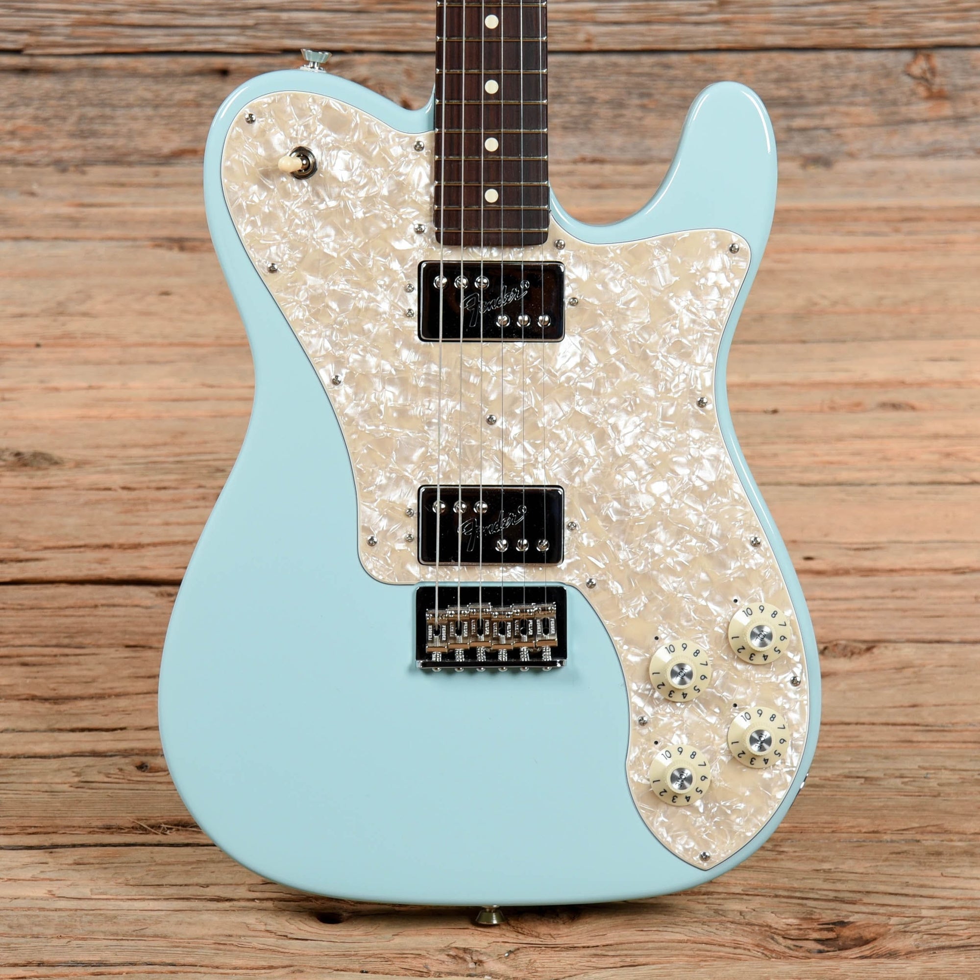 Fender Mod Shop Telecaster Deluxe Daphne Blue 2021 – Chicago Music Exchange