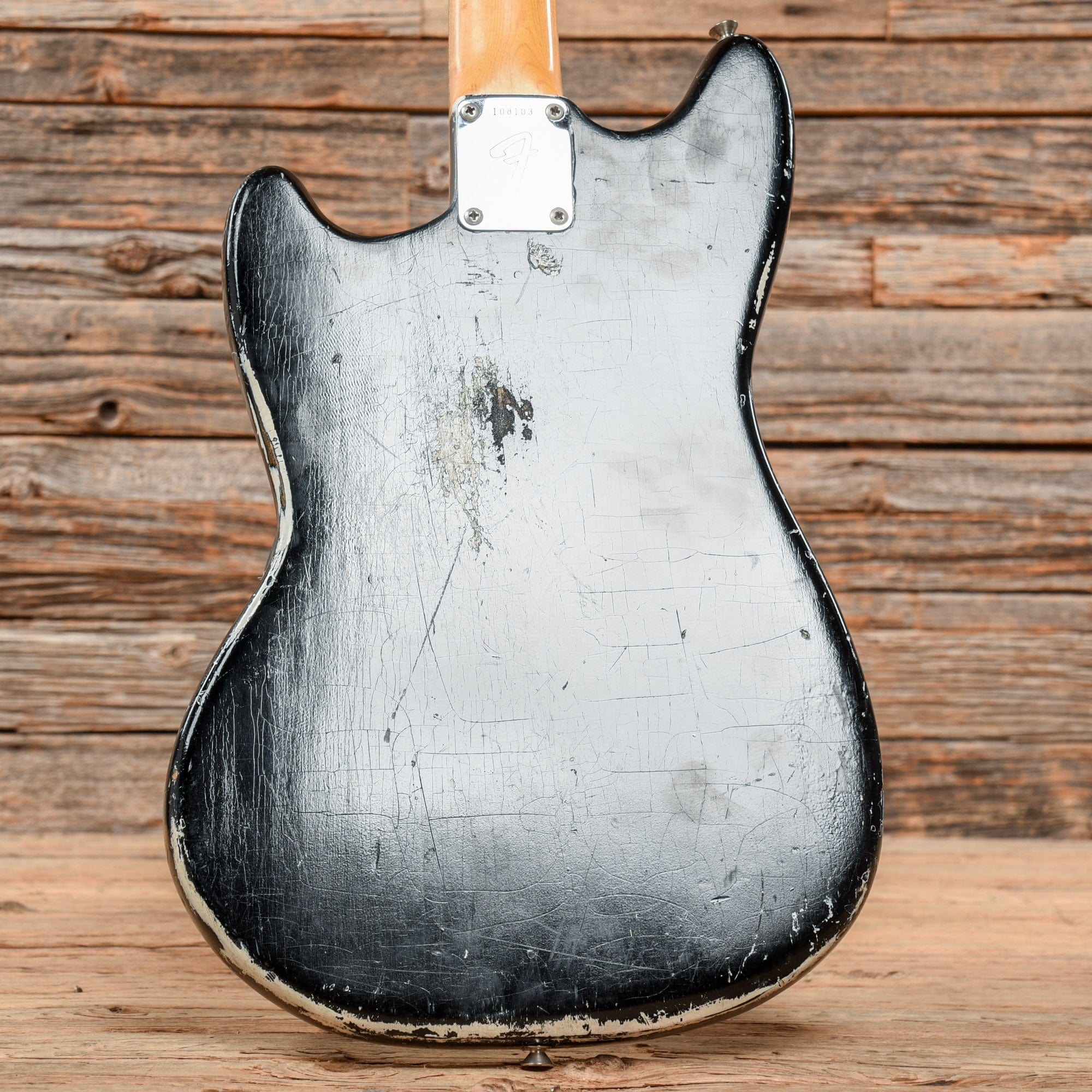 Fender Mustang Black Refin 1966 – Chicago Music Exchange