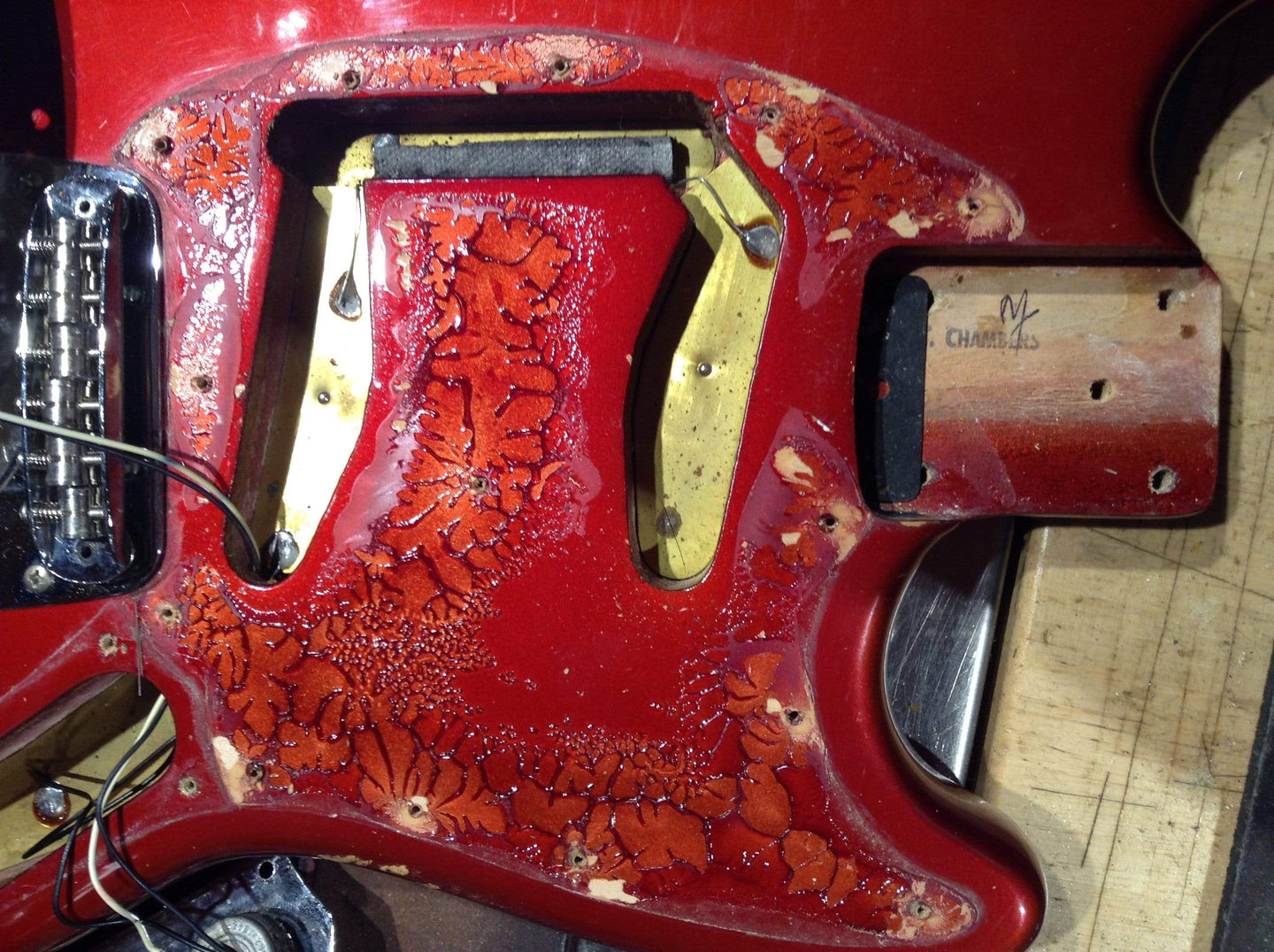 Fender Mustang Competition Red 1971 – Chicago Music Exchange