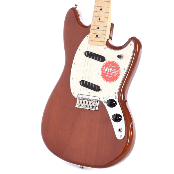 Fender Offset Series Mustang Faded Mocha FSR w/White Pearl Pickguard ...