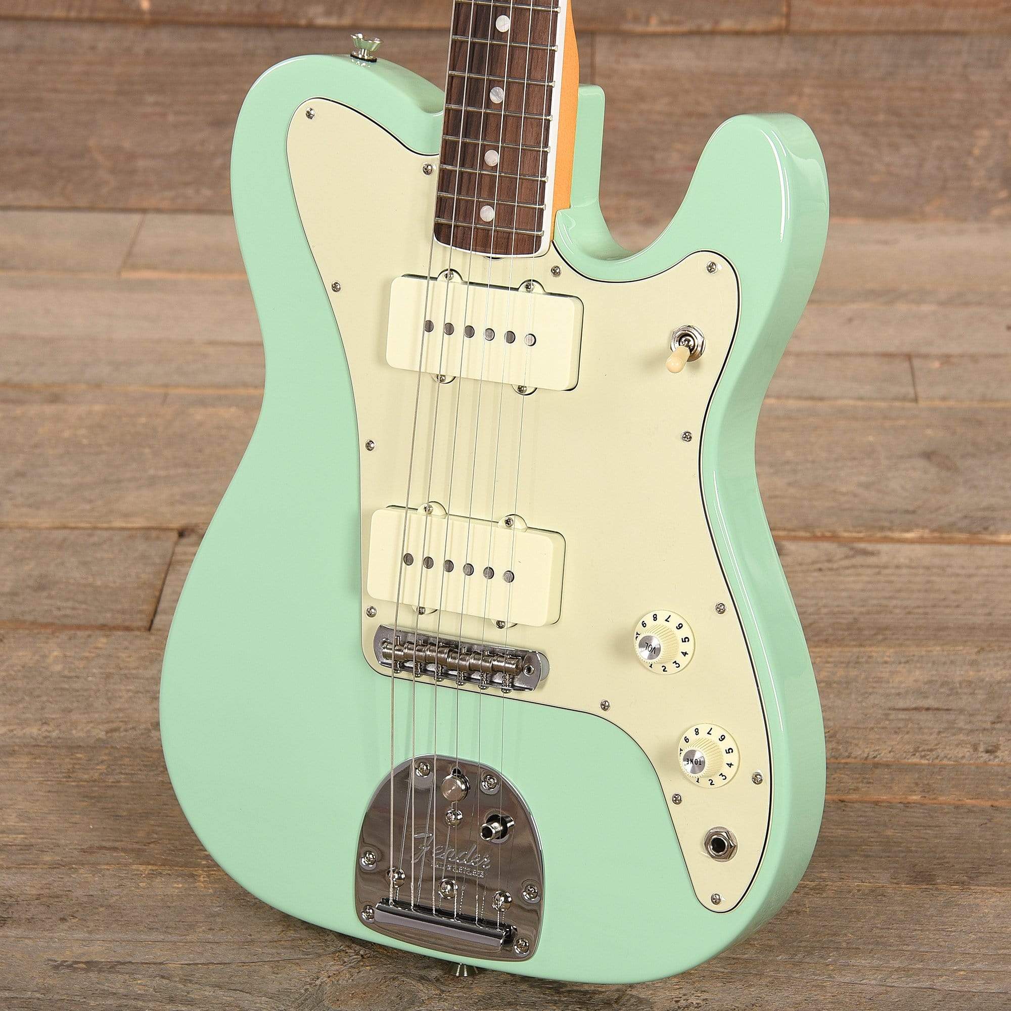 Fender Parallel Universe Jazz Telecaster Surf Green – Chicago Music ...