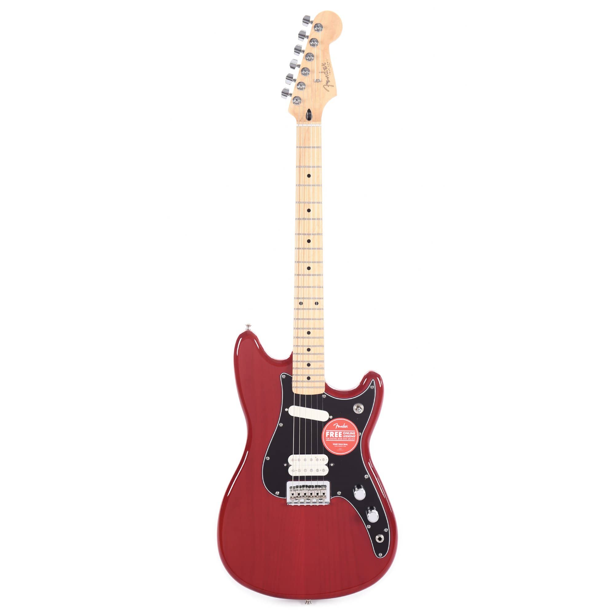 Fender Player Duo-Sonic HS Crimson Red Transparent – Chicago Music Exchange