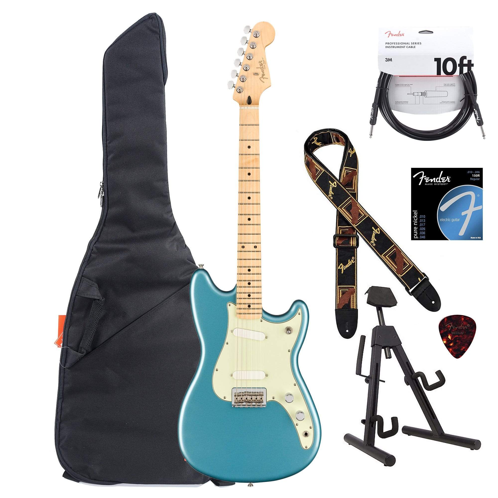 Fender Player Duo-Sonic MN Tidepool Essentials Bundle – Chicago Music ...