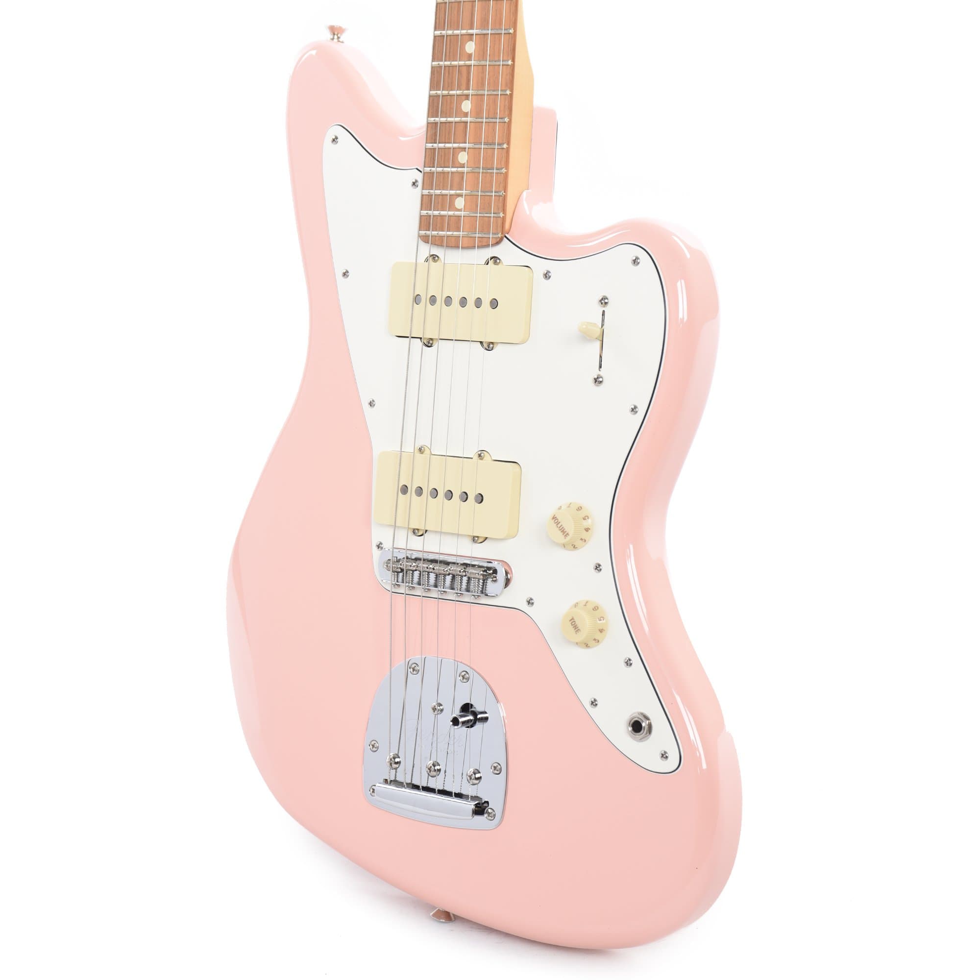 Fender Player Jazzmaster Shell Pink w/Olympic White Headcap, Pure Vint ...
