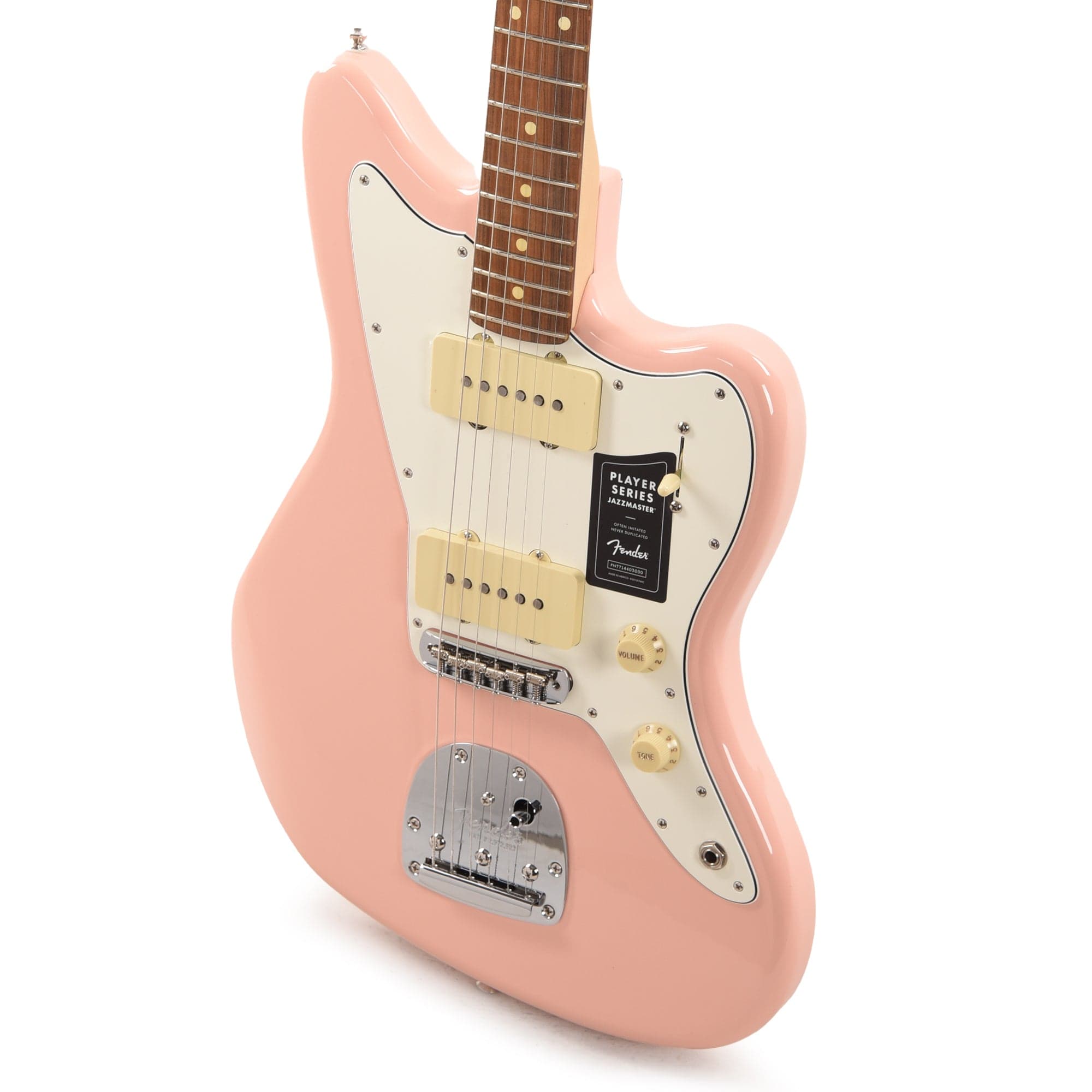 Fender Player Jazzmaster Shell Pink w/Olympic White Headcap, Pure Vint ...